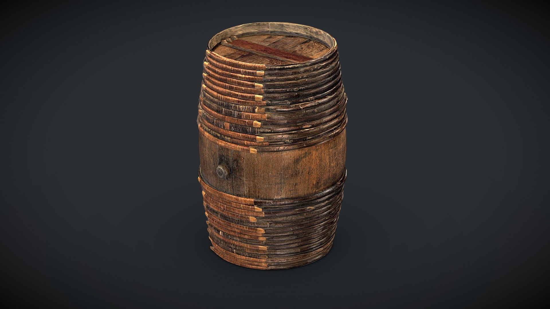 Wooden Barrel - Buy Royalty Free 3D model by Realtime (@gipapatank ...