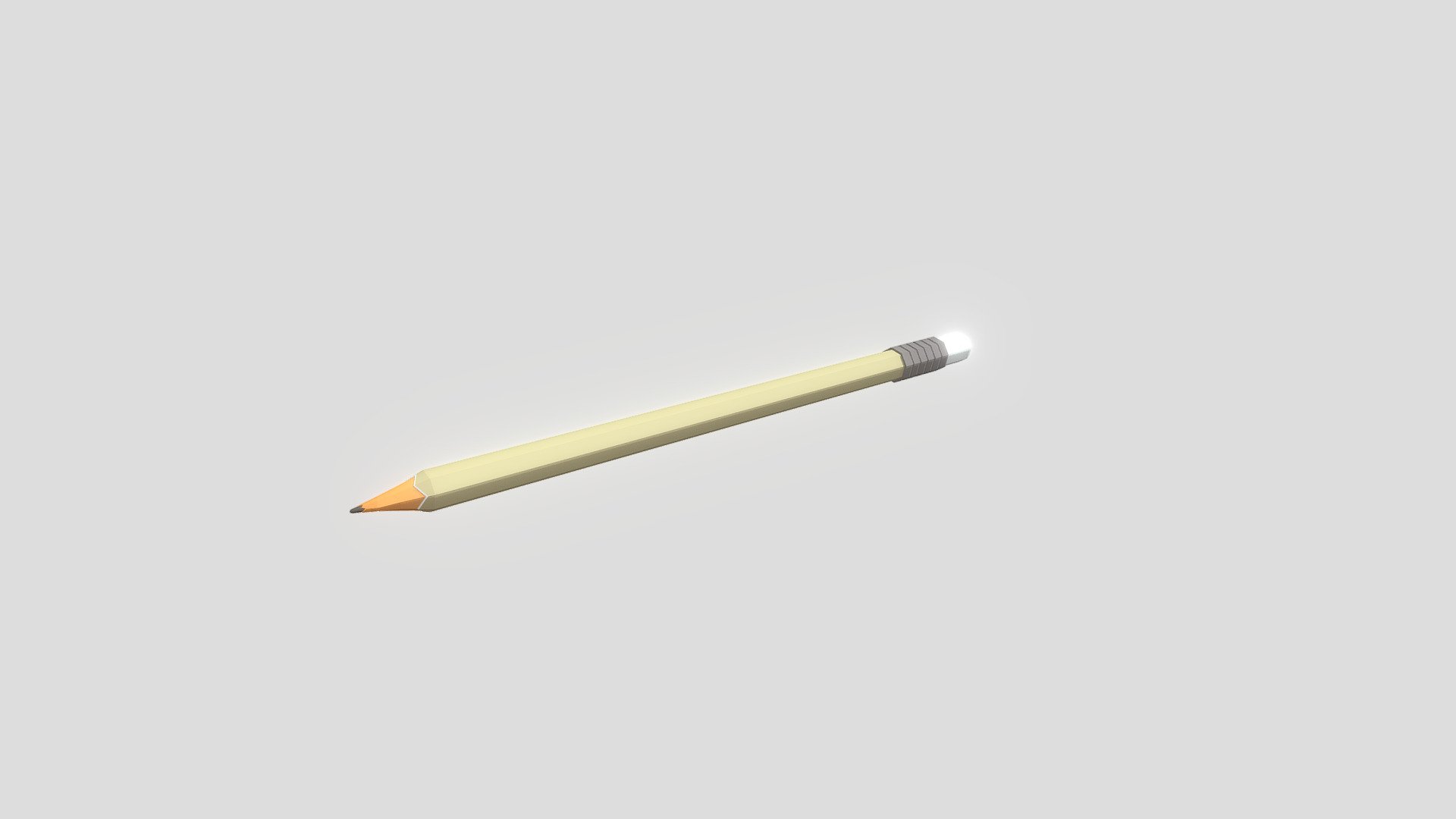 Low Poly Pencil - Download Free 3D model by bihanz [29b8349] - Sketchfab