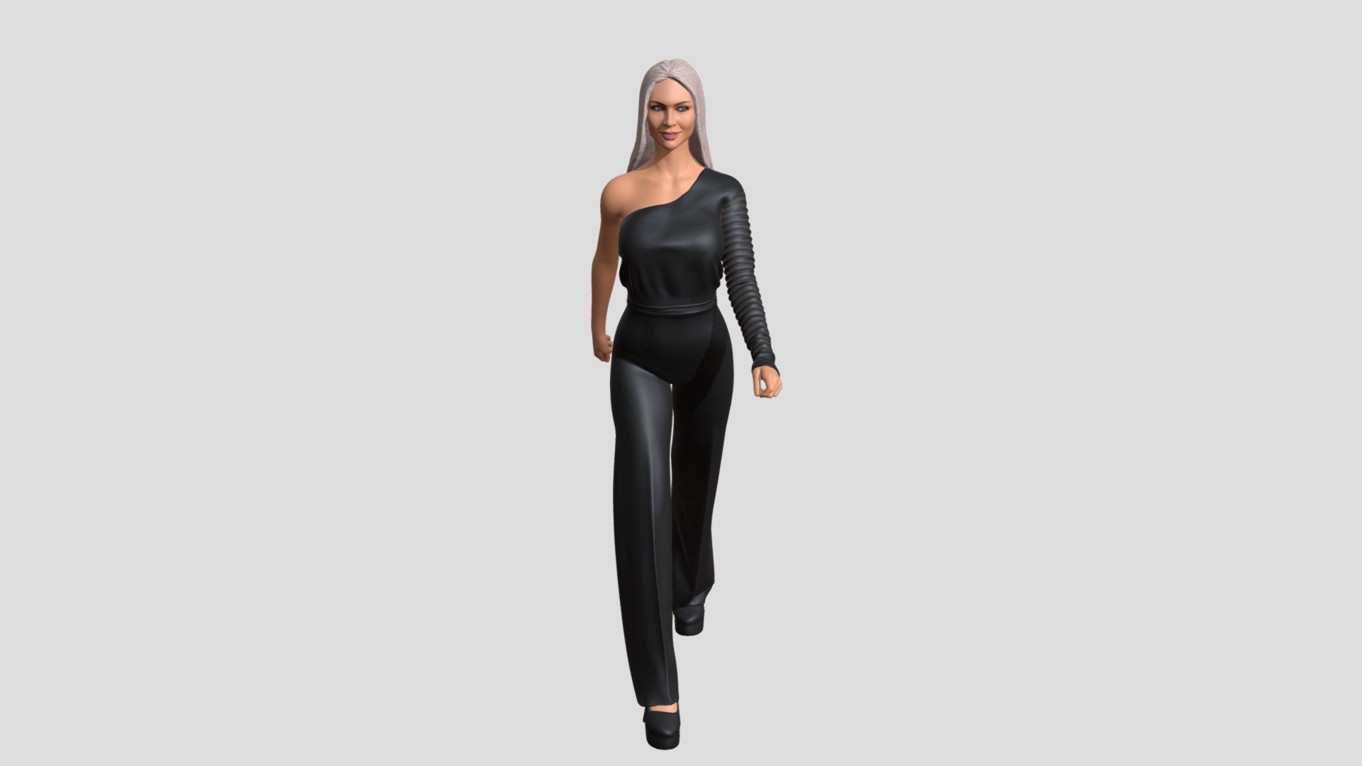 555 Beautiful Lady - 3D model by 3dcopyme [29b8e37] - Sketchfab