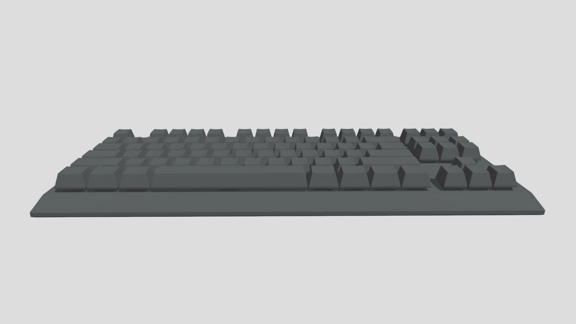 Keyboard High Poly Model - Download Free 3D model by HeiKun [29b98b5 ...