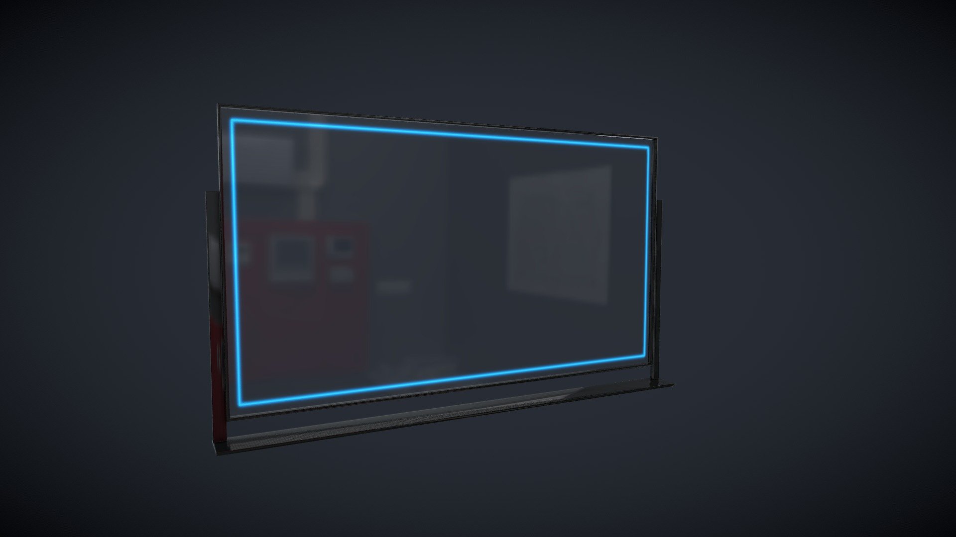 future_tv_006_black - 3D model by 3polies [29bbb5b] - Sketchfab