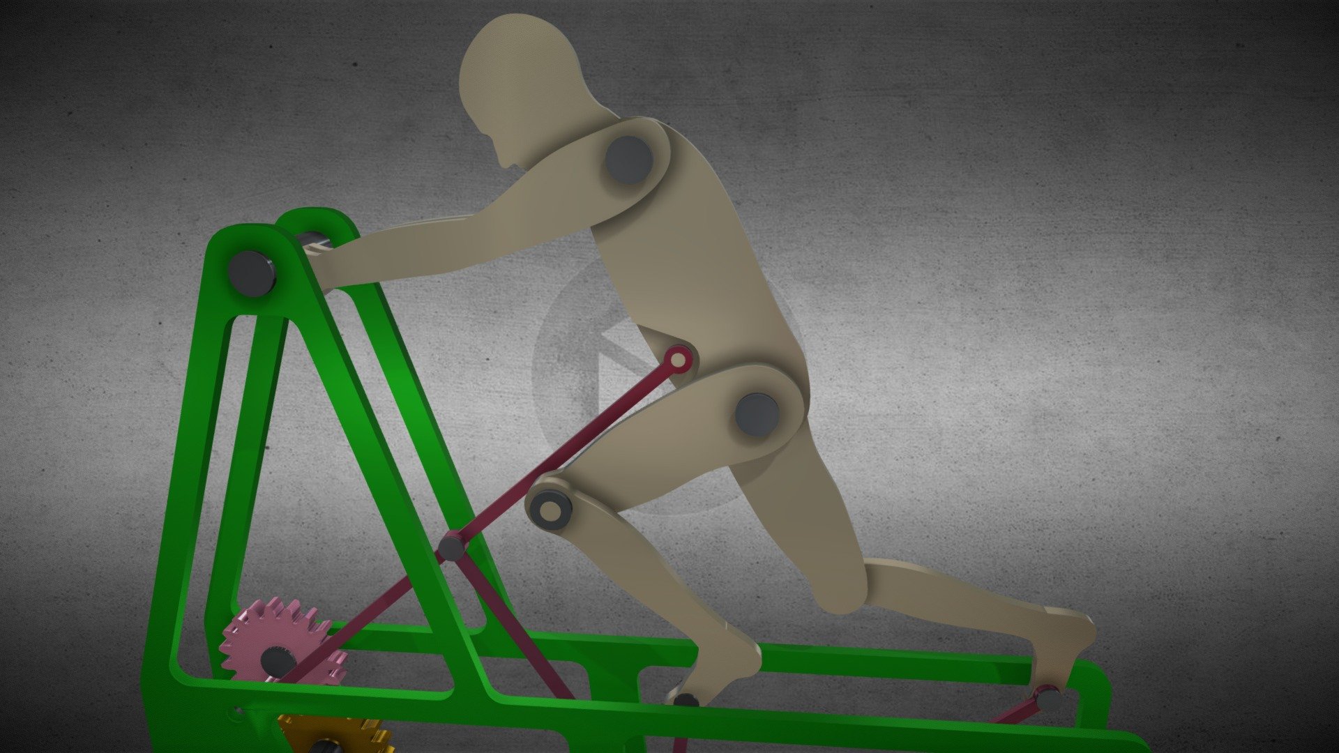 Man Pushing Mechanism - Download Free 3D model by trinityscsp [29bce97 ...