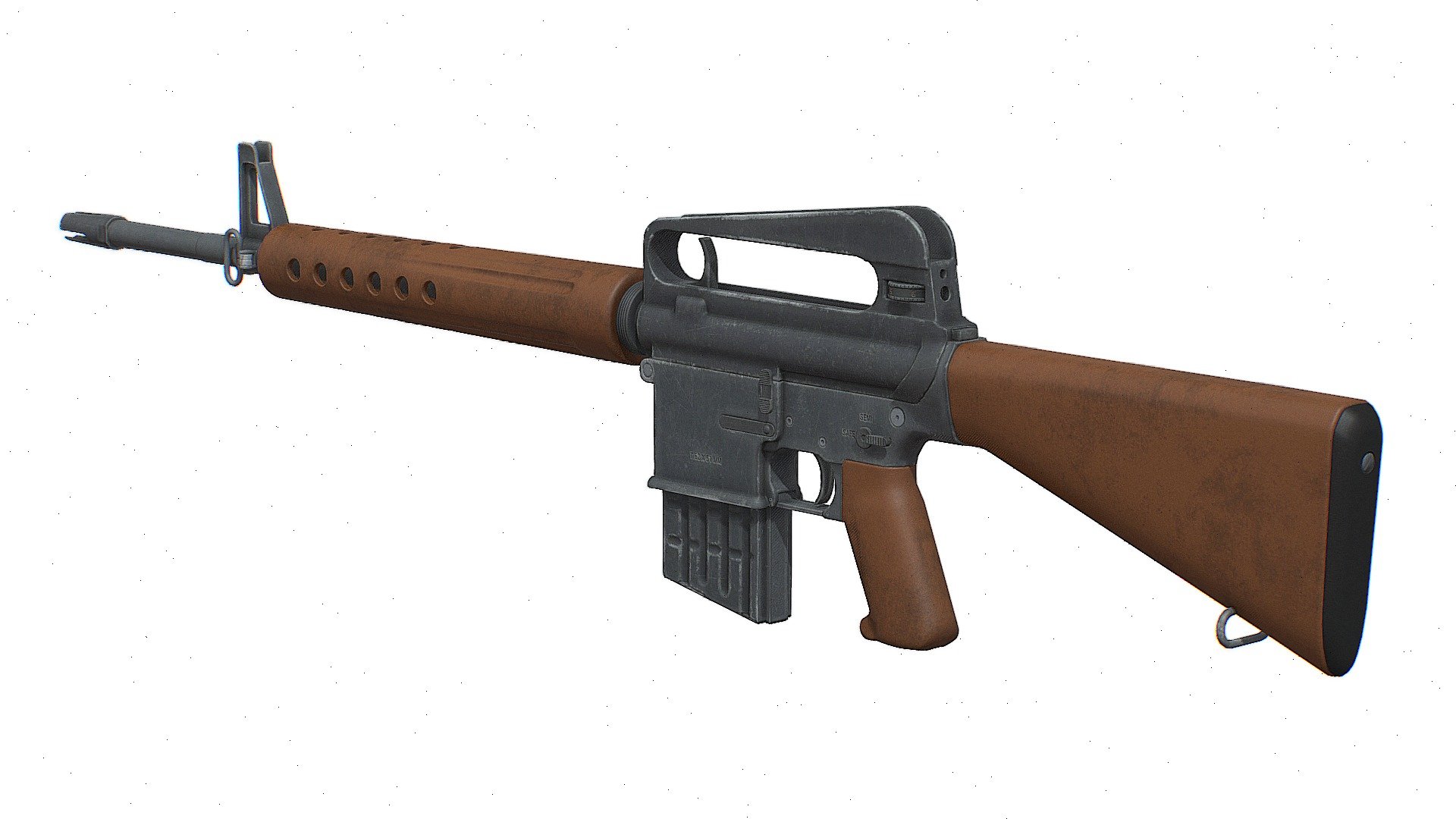 AR10 Assault Rifle - 3D model by momsboxtv [29bed19] - Sketchfab