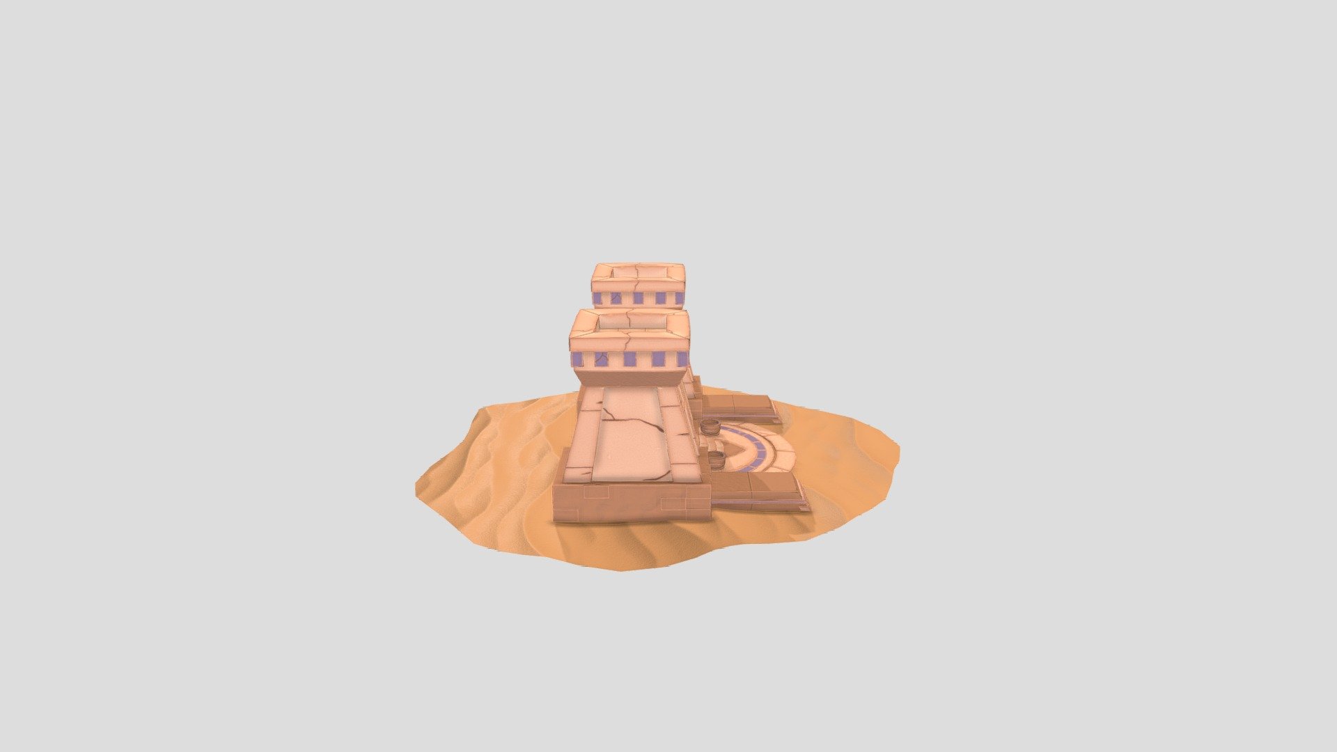 Desert Diorama - 3D model by ClaudiaLaici [29c0cab] - Sketchfab