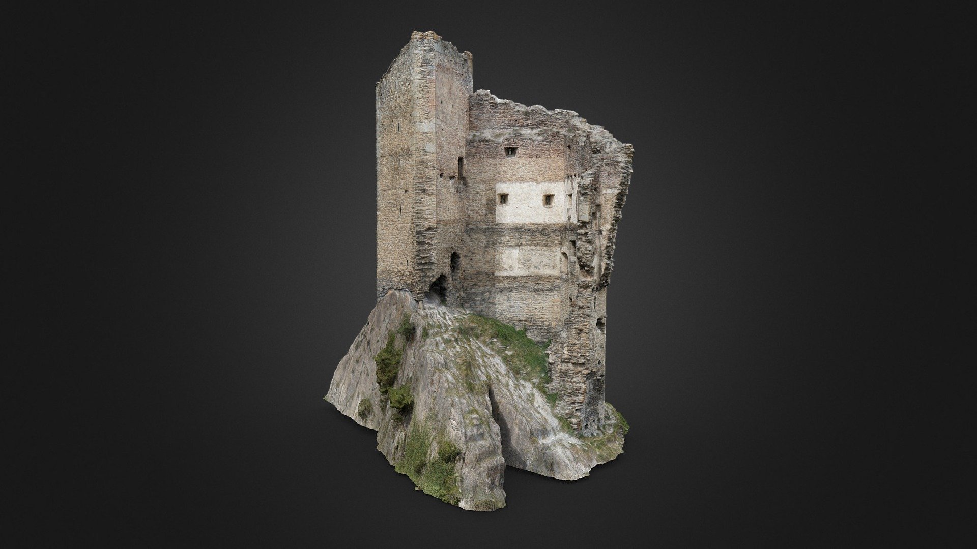 Haldenstein Castle, Grisons, Switzerland - Download Free 3D model by ...