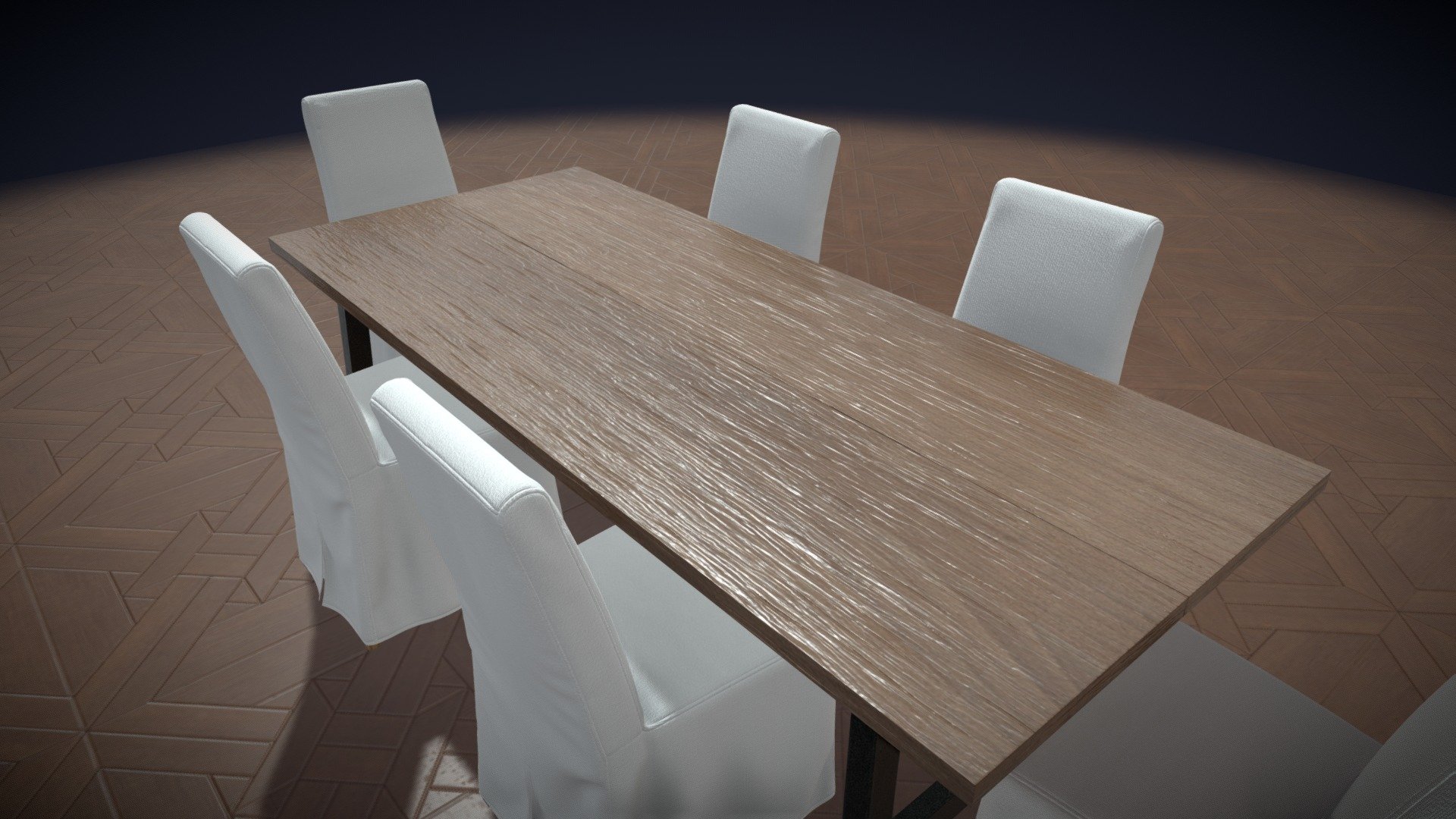 Dinning Table || Chair with Cover - 3D model by Kayozz (@sachinkr858895 ...