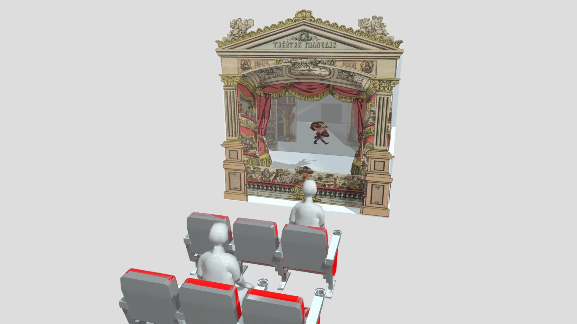 Paper Theatre design v1 - Download Free 3D model by Model Thomas ...