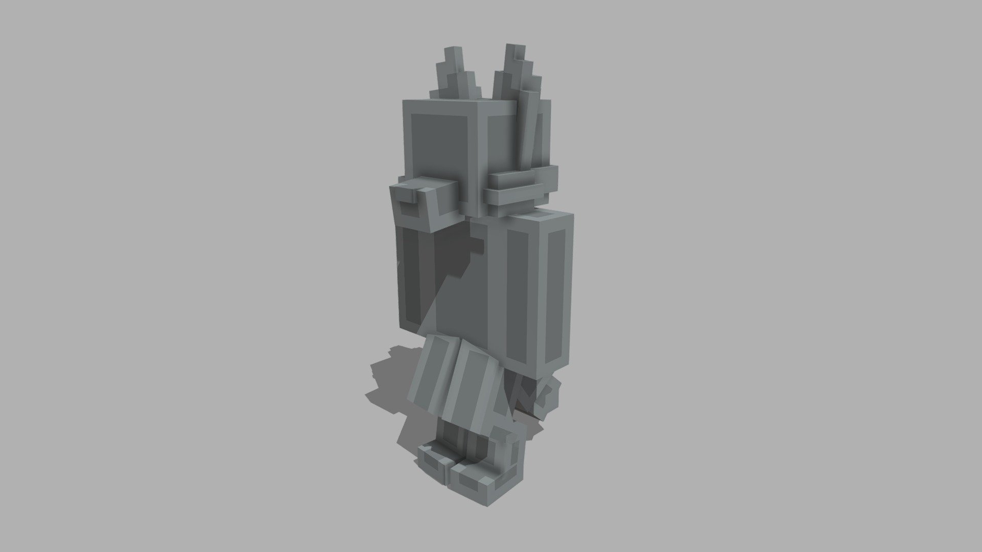 Minecraft Anthro Wolf Model Template - Download Free 3D model by ...
