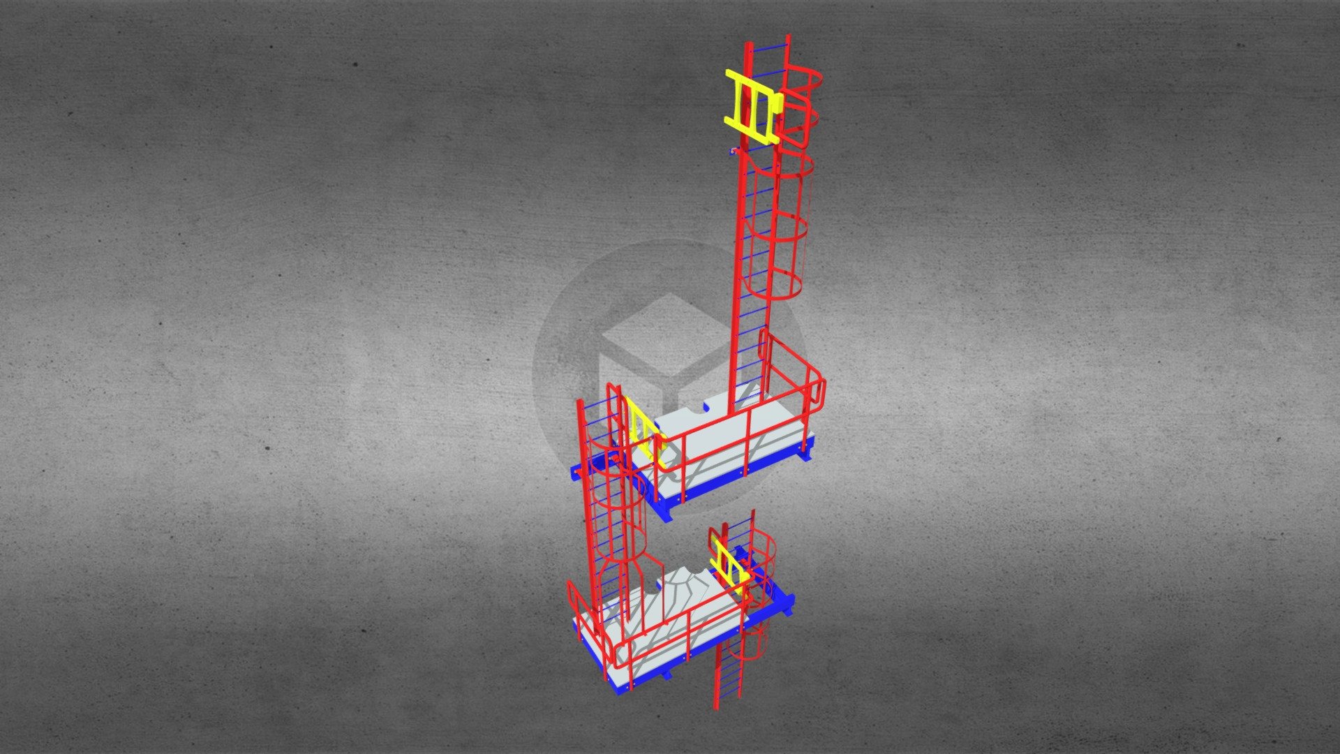 Fire Escape Ladders - Download Free 3D model by ATD-London [29c82b2 ...