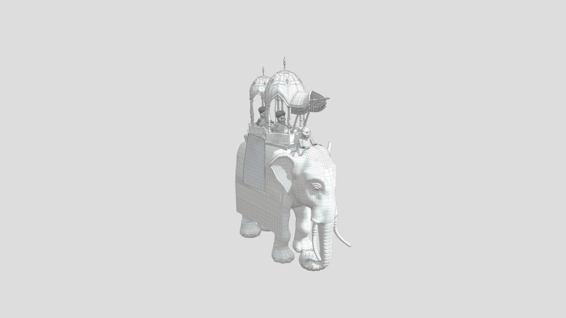 Ivory Elephant - 3D model by Kate Matveenko (@Aartvibe) [29c88ad ...