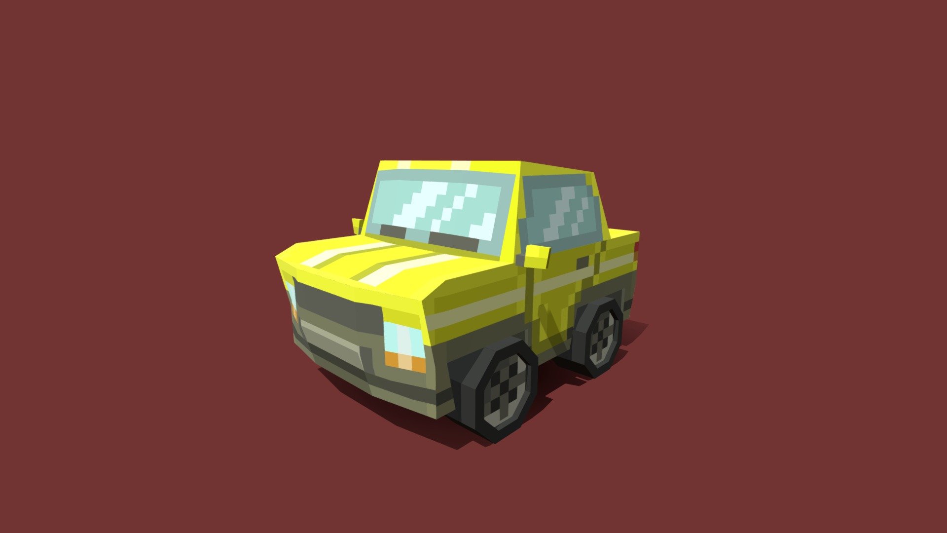 Low Poly Car - 3D model by soloquiero [29c8a06] - Sketchfab