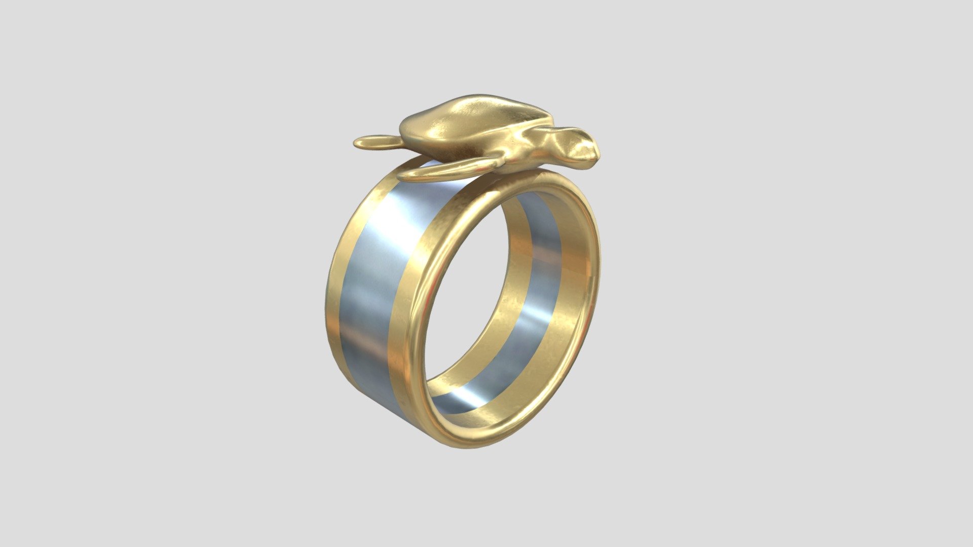 Ring with turtle - Download Free 3D model by alex.yefremov [29c8a61 ...