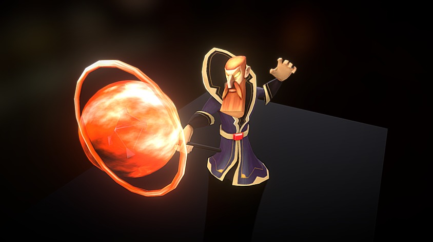 Fire Wizard - 3D model by pixelnomialstudios [29c8f04] - Sketchfab