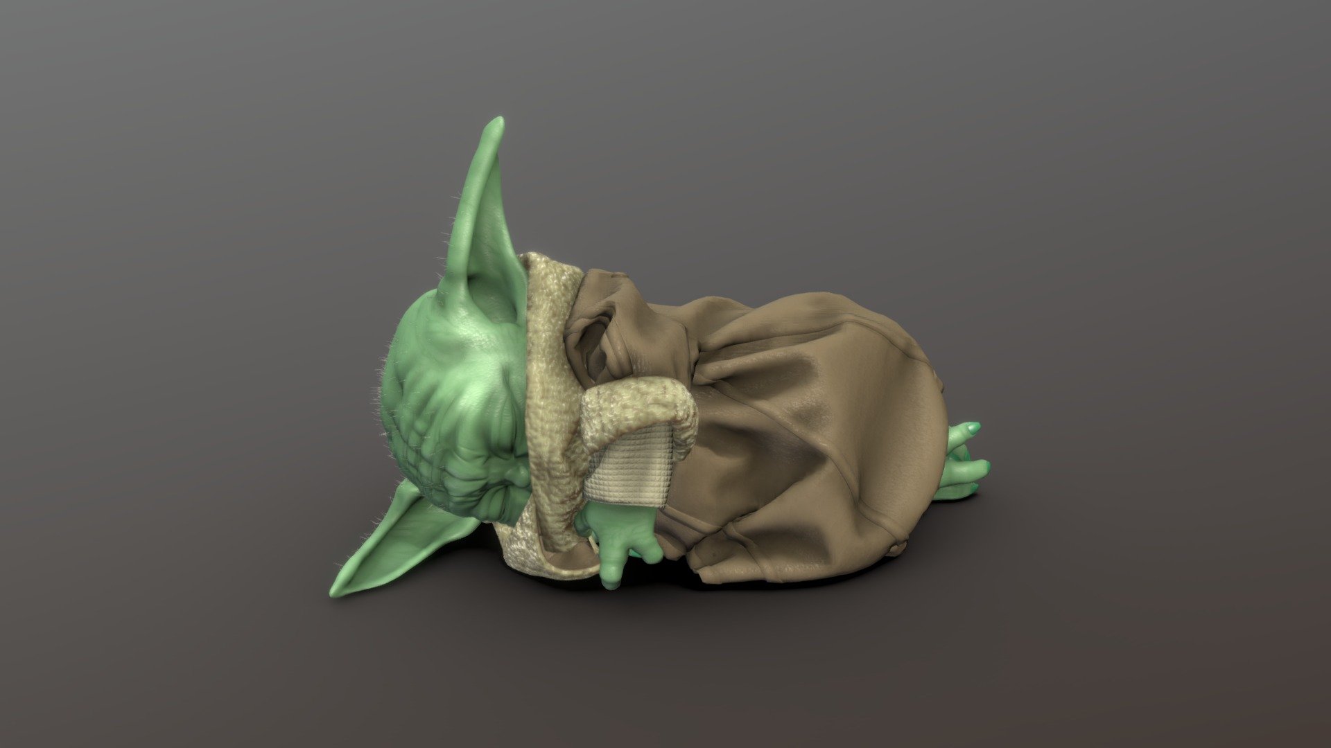 Mandalorian - Grogu ( So tired ) - Download Free 3D model by Nestaeric ...