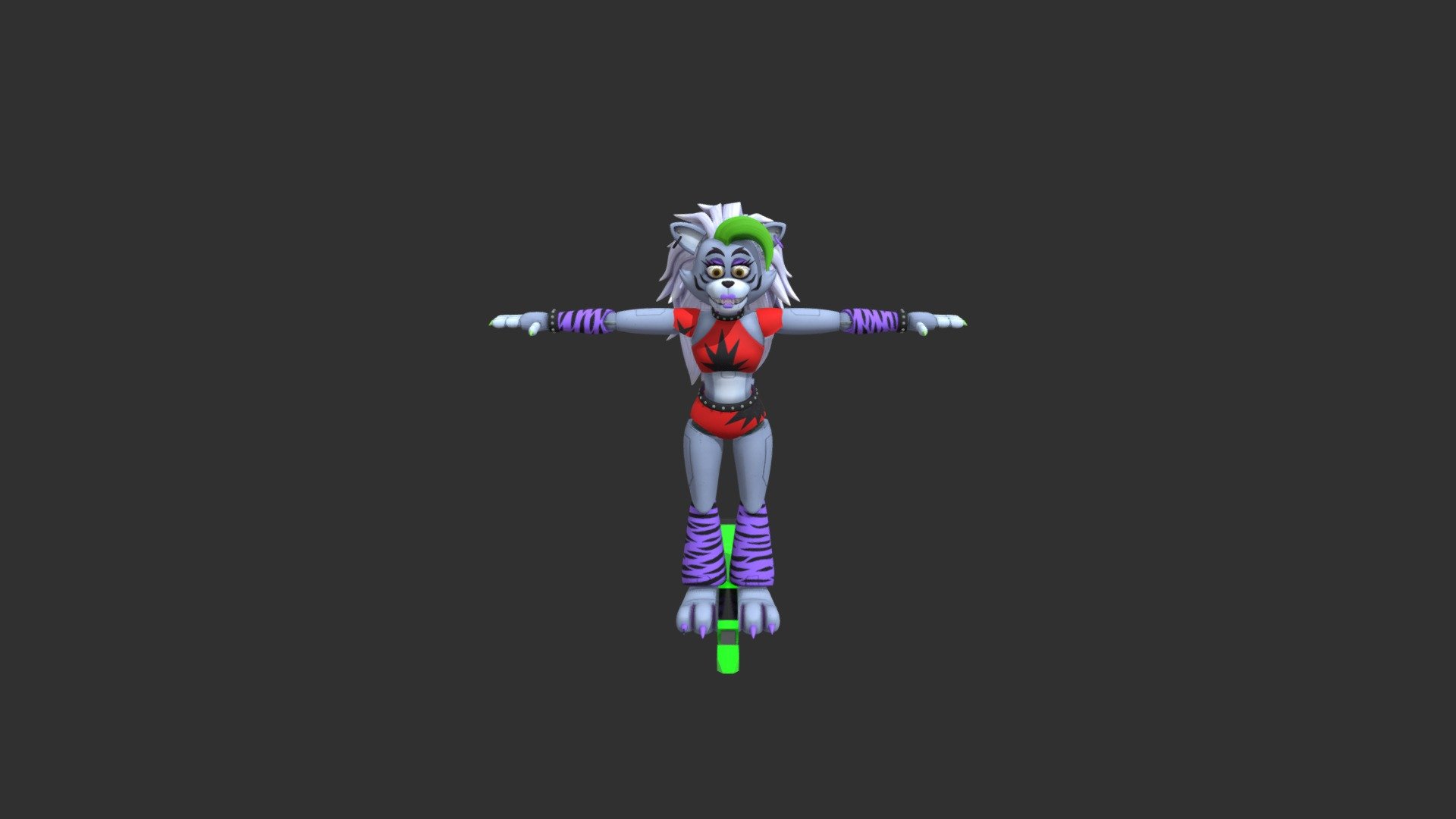 roxanne_wolf_security_breach - 3D model by meepster (@freya.wilder ...