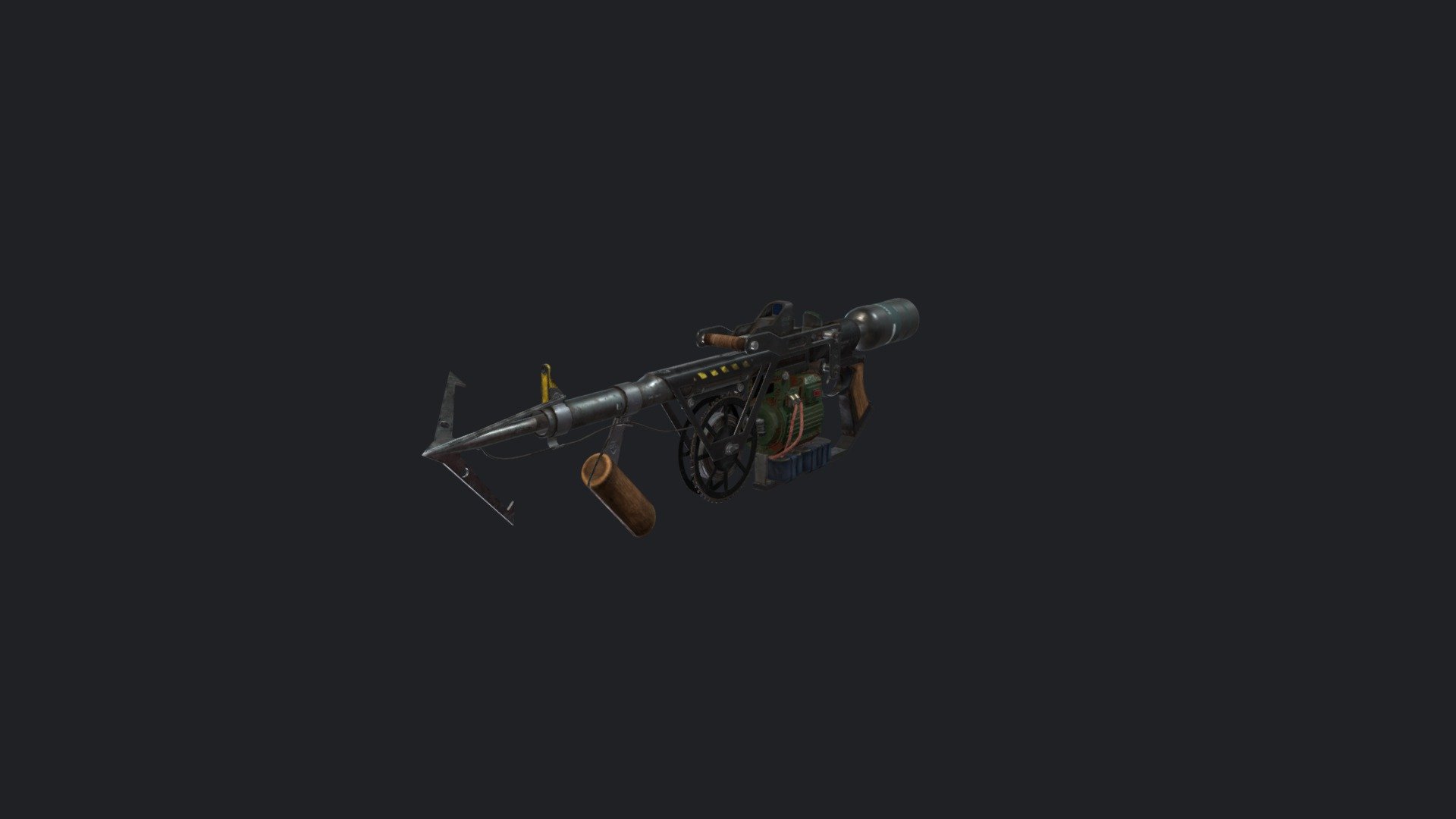 Grappling Hook Gun - 3D model by Darius Jover (@unbearablyy) [29cc33a ...