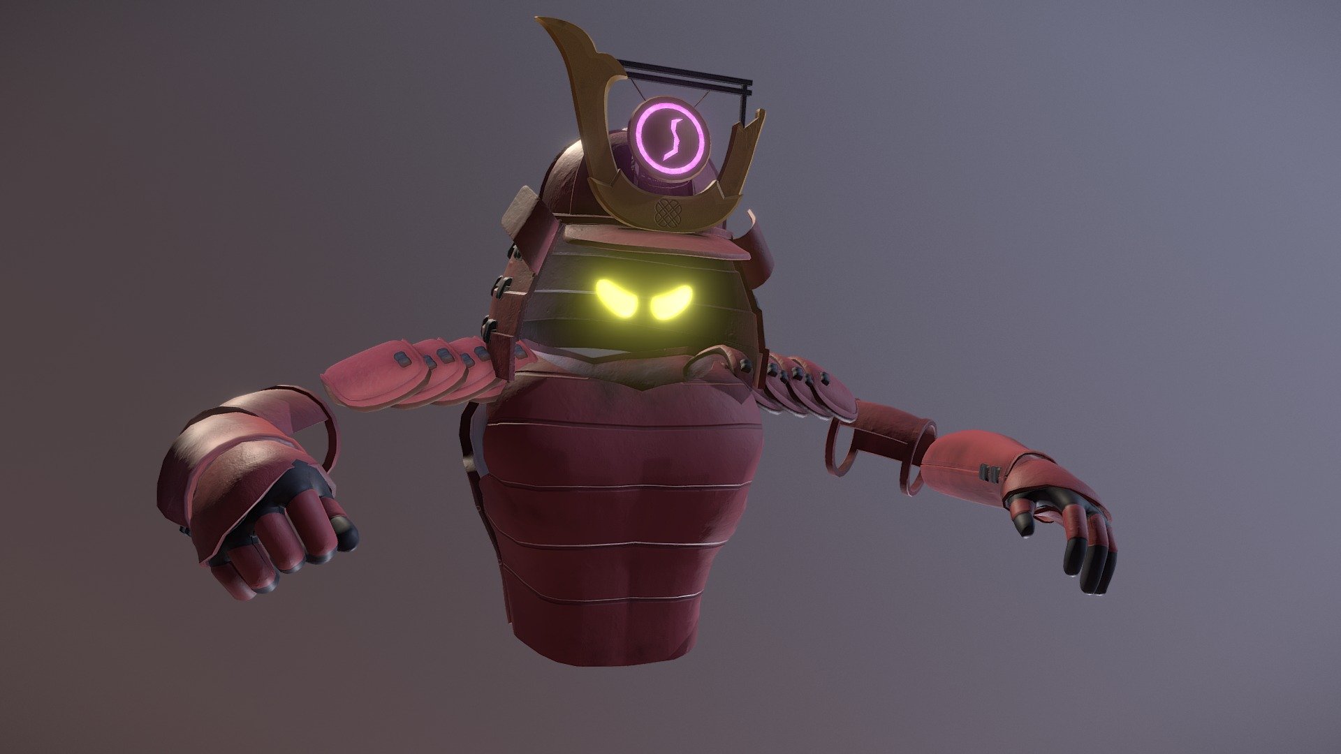 Cursed Samurai - 3D model by Hayden Nicholson (@HaydenNicholson ...