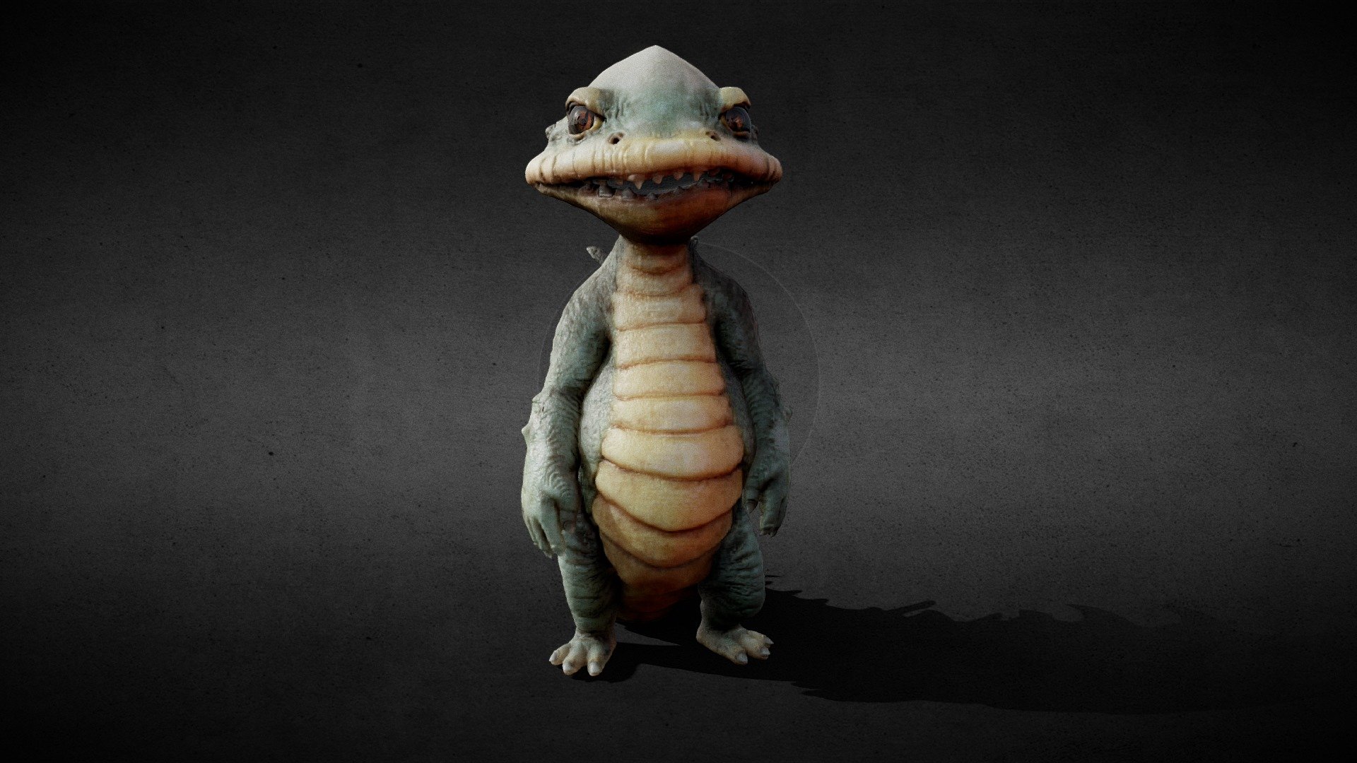 Fantasy Swamp Lizard - 3D model by nataliedesign [29cfc34] - Sketchfab