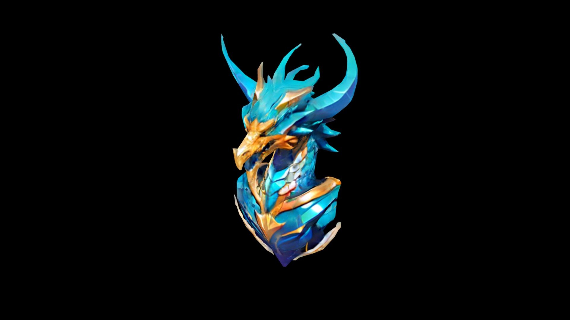 A majestic dragon illustration features a powerf - Download Free 3D ...