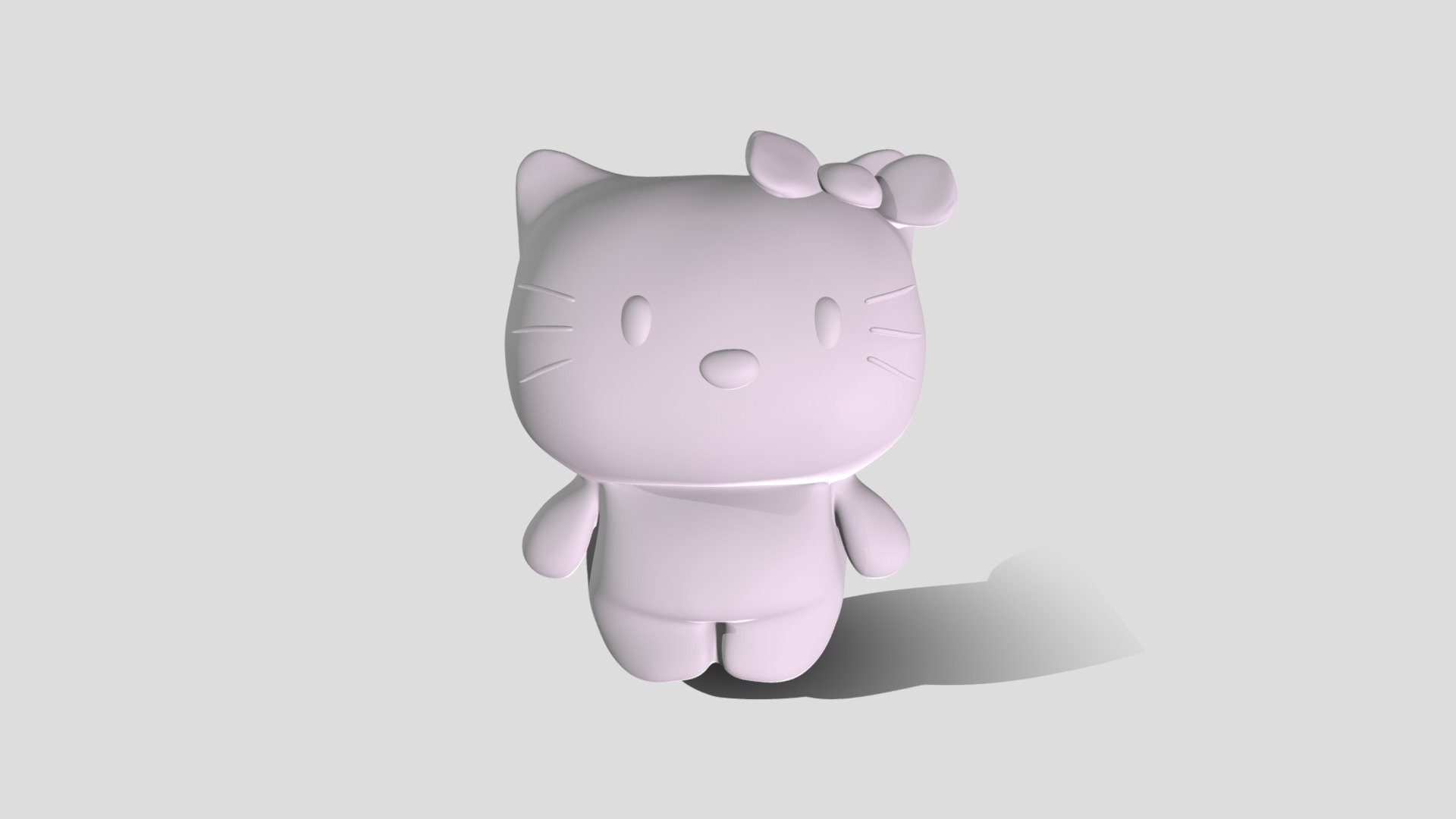 Hello Kitty - 3D model by TamaraPayer [29d194c] - Sketchfab