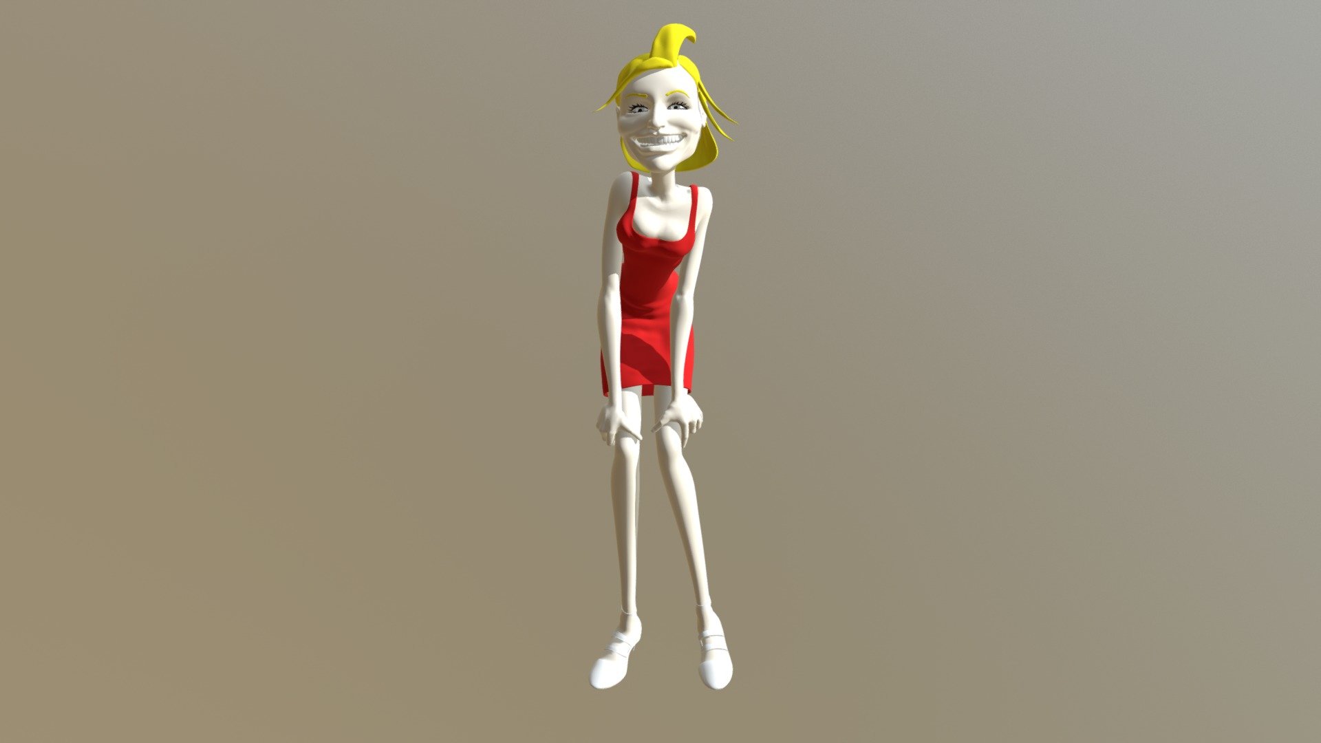 Cameron Diaz Caricatura - 3D model by dany3d2 [29d5208] - Sketchfab