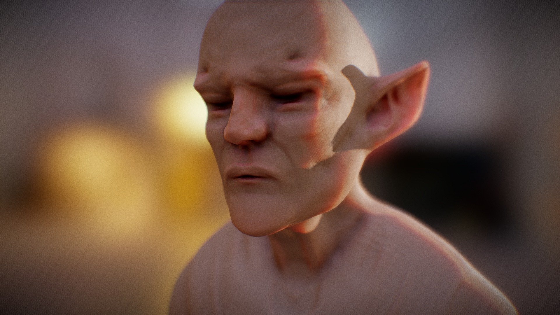 Elf Bust v2 - 3D model by Ian Snyder (@ian_snyder) [29d55a1] - Sketchfab