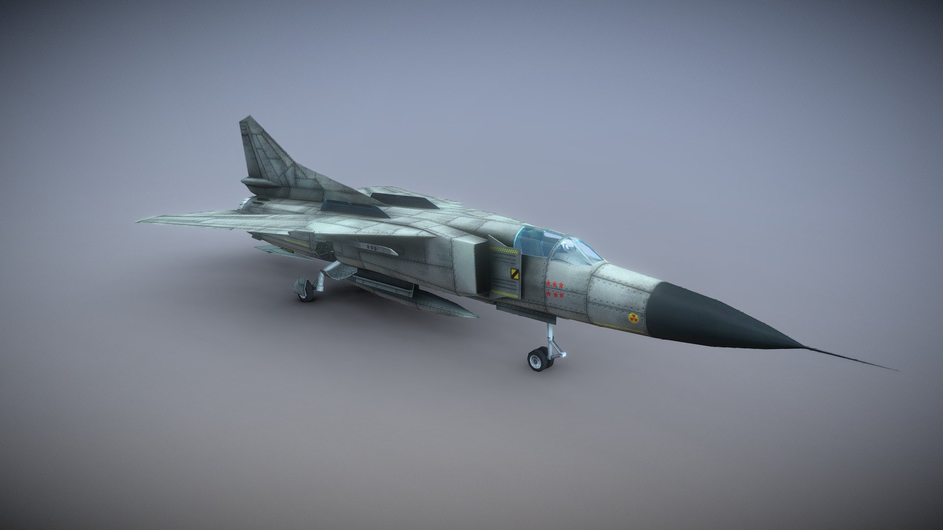 MiG 23 Stretch-Wing - Download Free 3D model by Usman Zia (@Uxxman ...