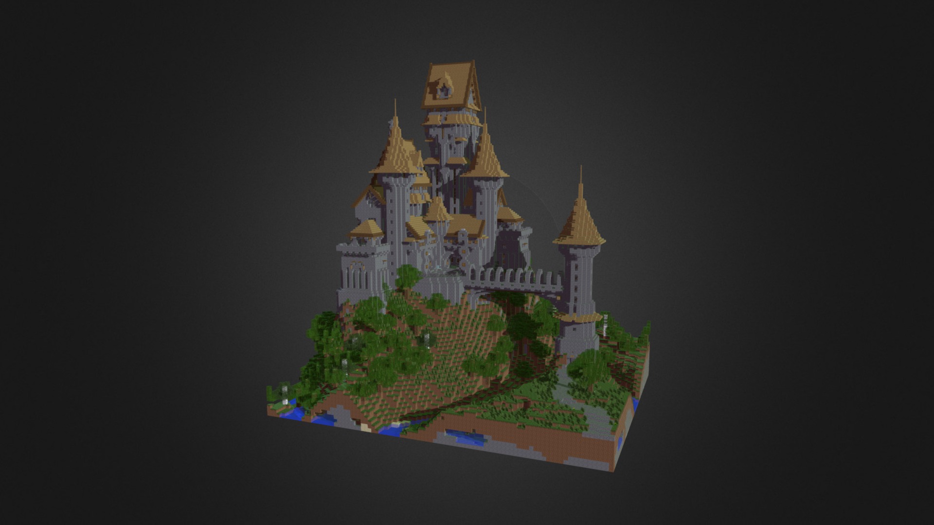 Slime outpost [Minecraft] - 3D model by Shapernode [29d63d1] - Sketchfab