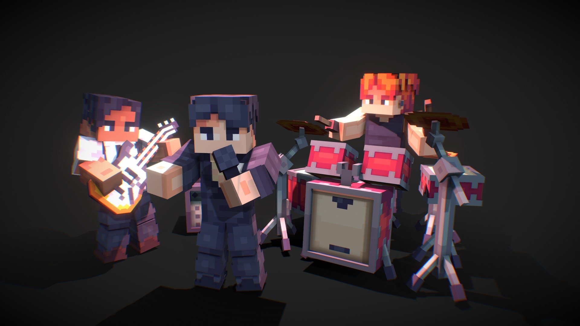 [ MODEL ] Band - 3D model by APYG [29d6935] - Sketchfab