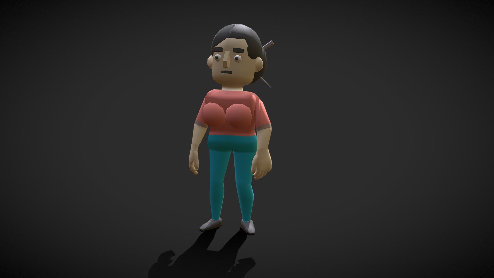 Animated character(Female) - Buy Royalty Free 3D model by Deepak_Sharma ...