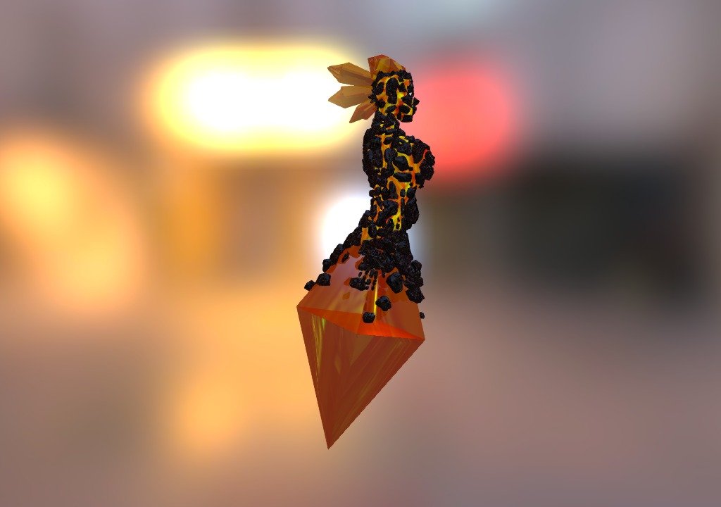 Rock Alien - 3D model by Rachael (@rewaguespack) [29d6e72] - Sketchfab