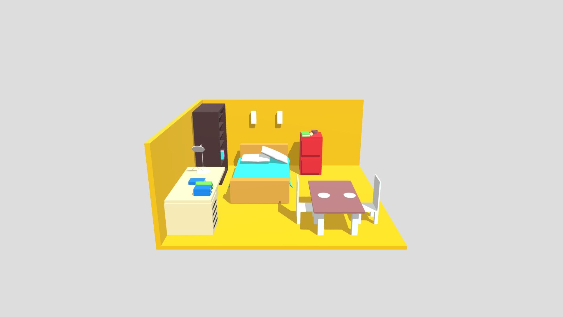 isometric 3D room - 3D model by promaker (@amithroyjolly) [29d7d2e ...
