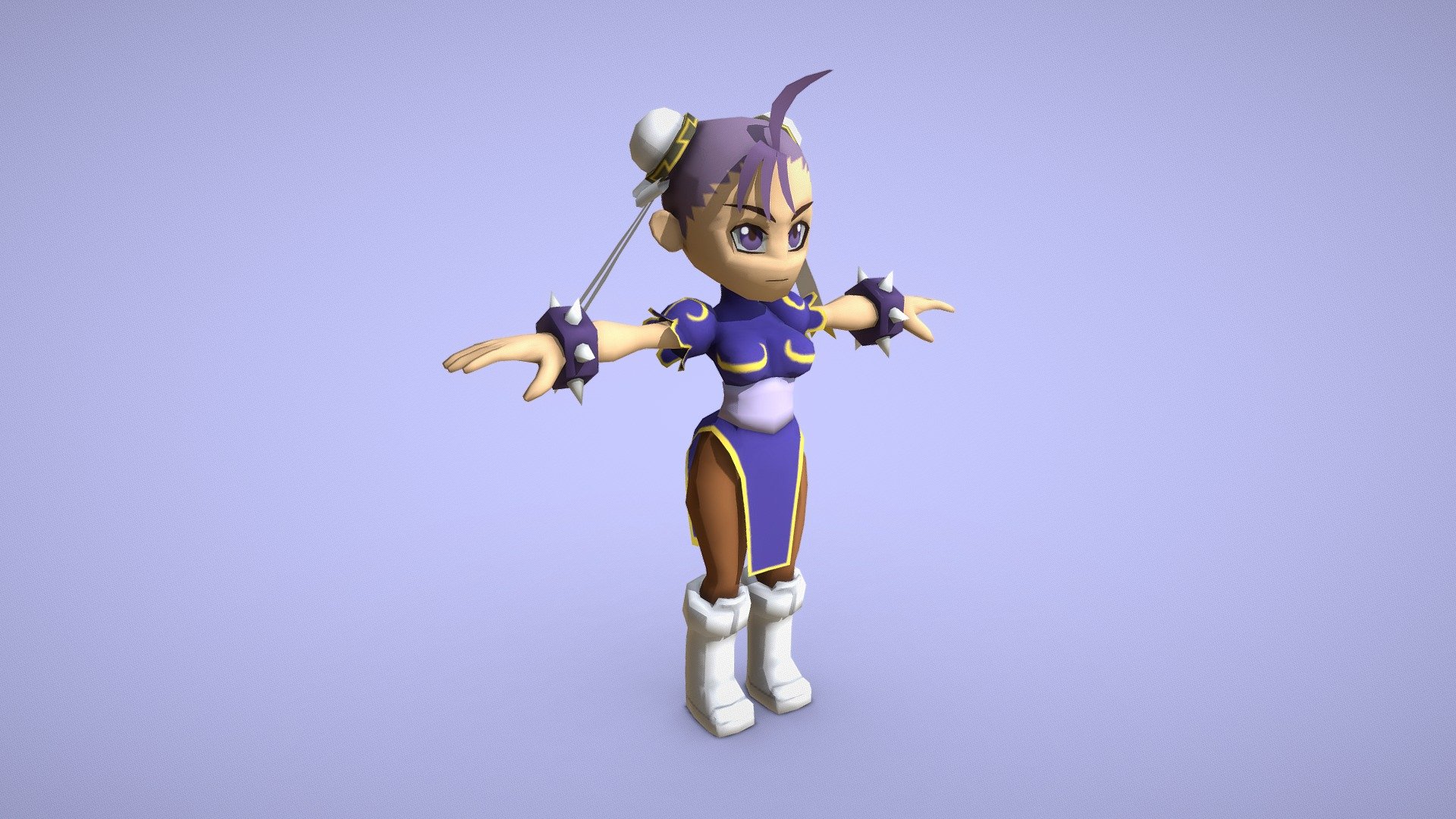 Chun-Li - Buy Royalty Free 3D model by Ti. (@Ti.Huang) [29d84b1 ...