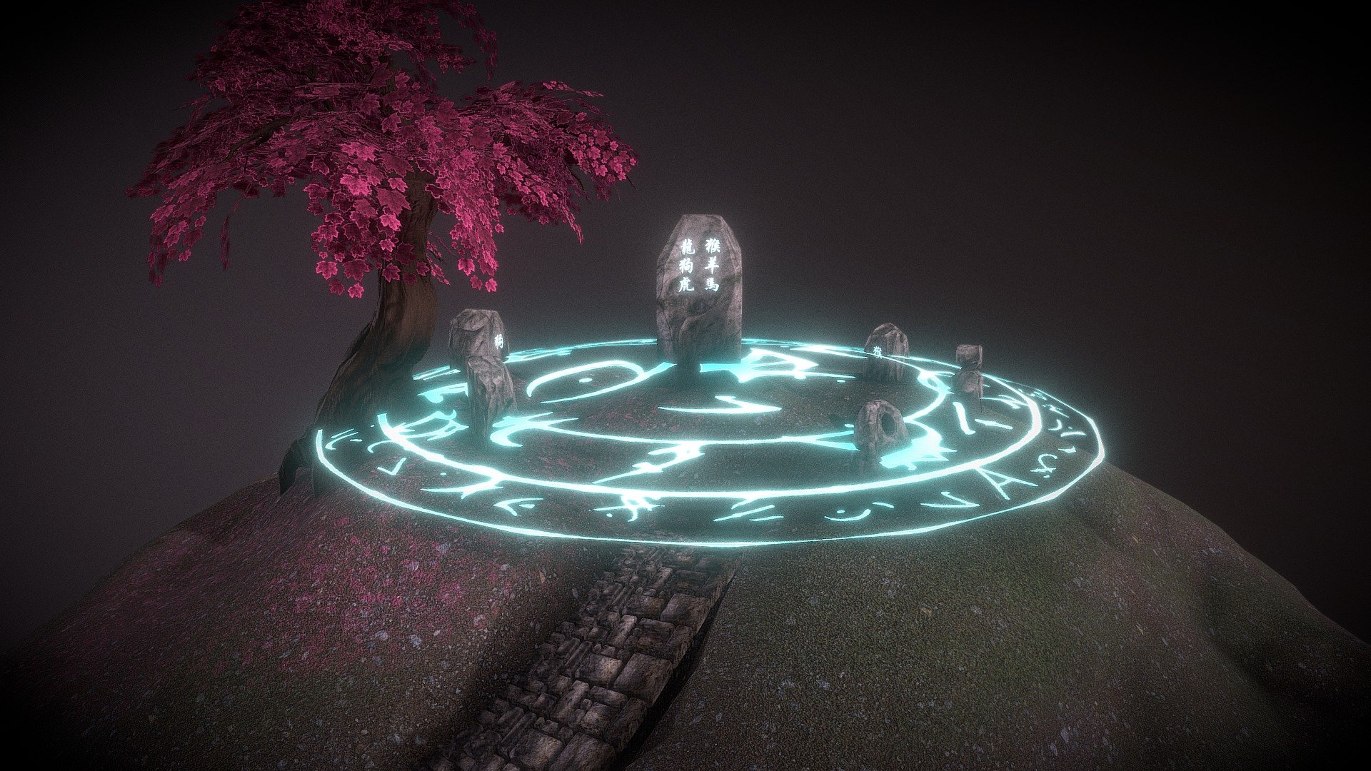 Magic circle - Buy Royalty Free 3D model by chiara.dalfior [29d96a3 ...