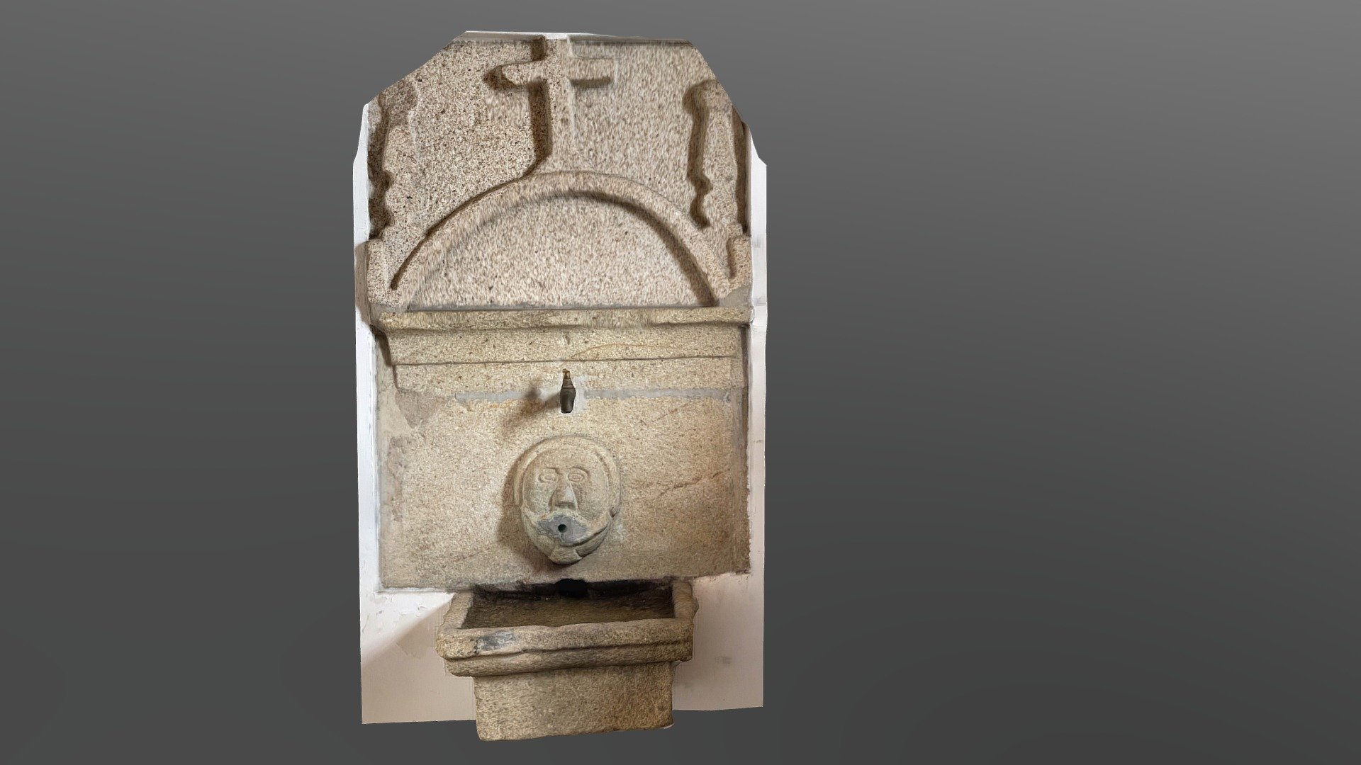 Santa Maria Meinedo - Holy Water Fount - Download Free 3D model by JFN ...