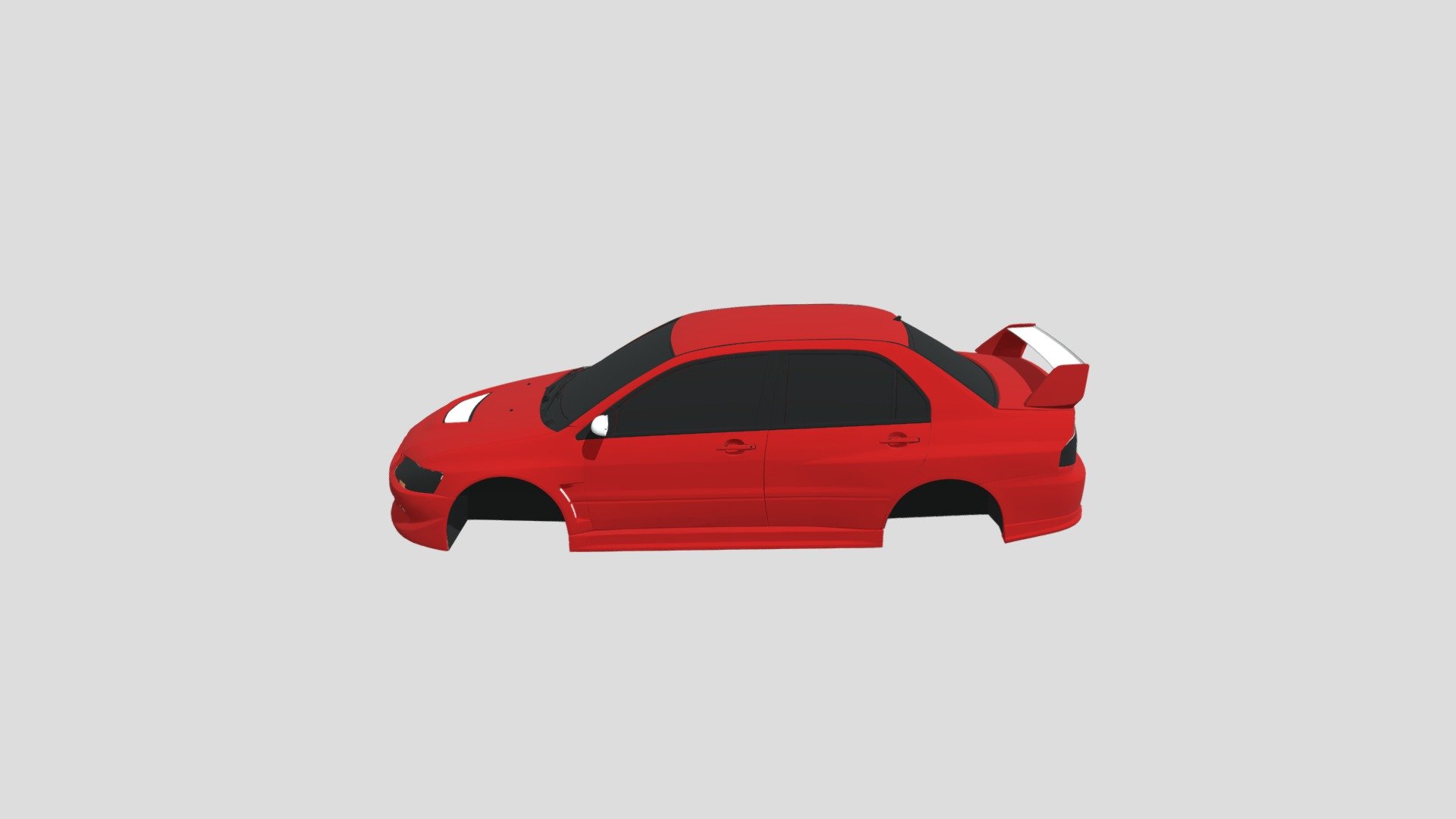 Lancer Evolution 2004 - Download Free 3D model by milo.sicomel ...