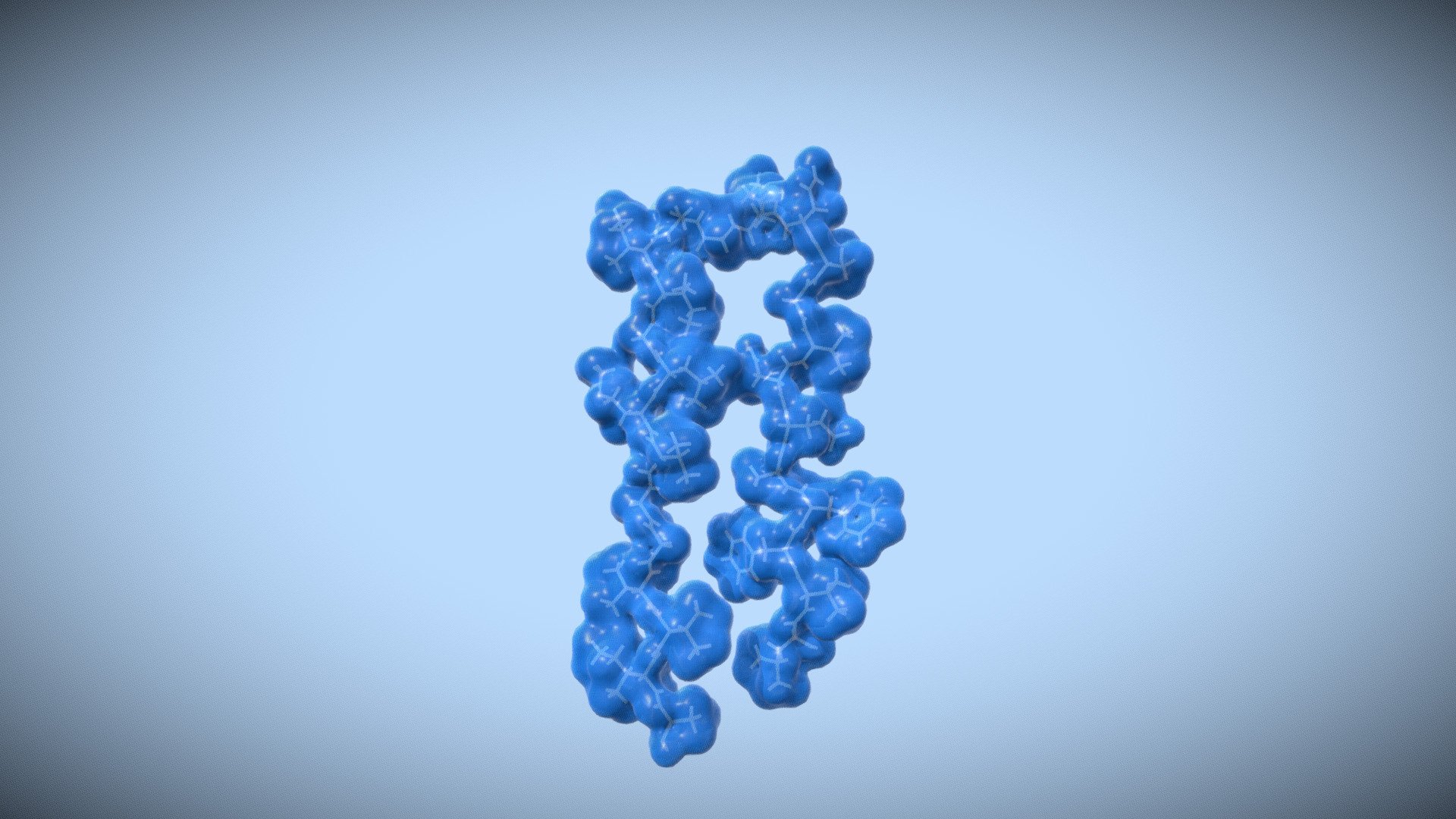 Molecular structure of the amyloid beta-peptide - 3D model by ...