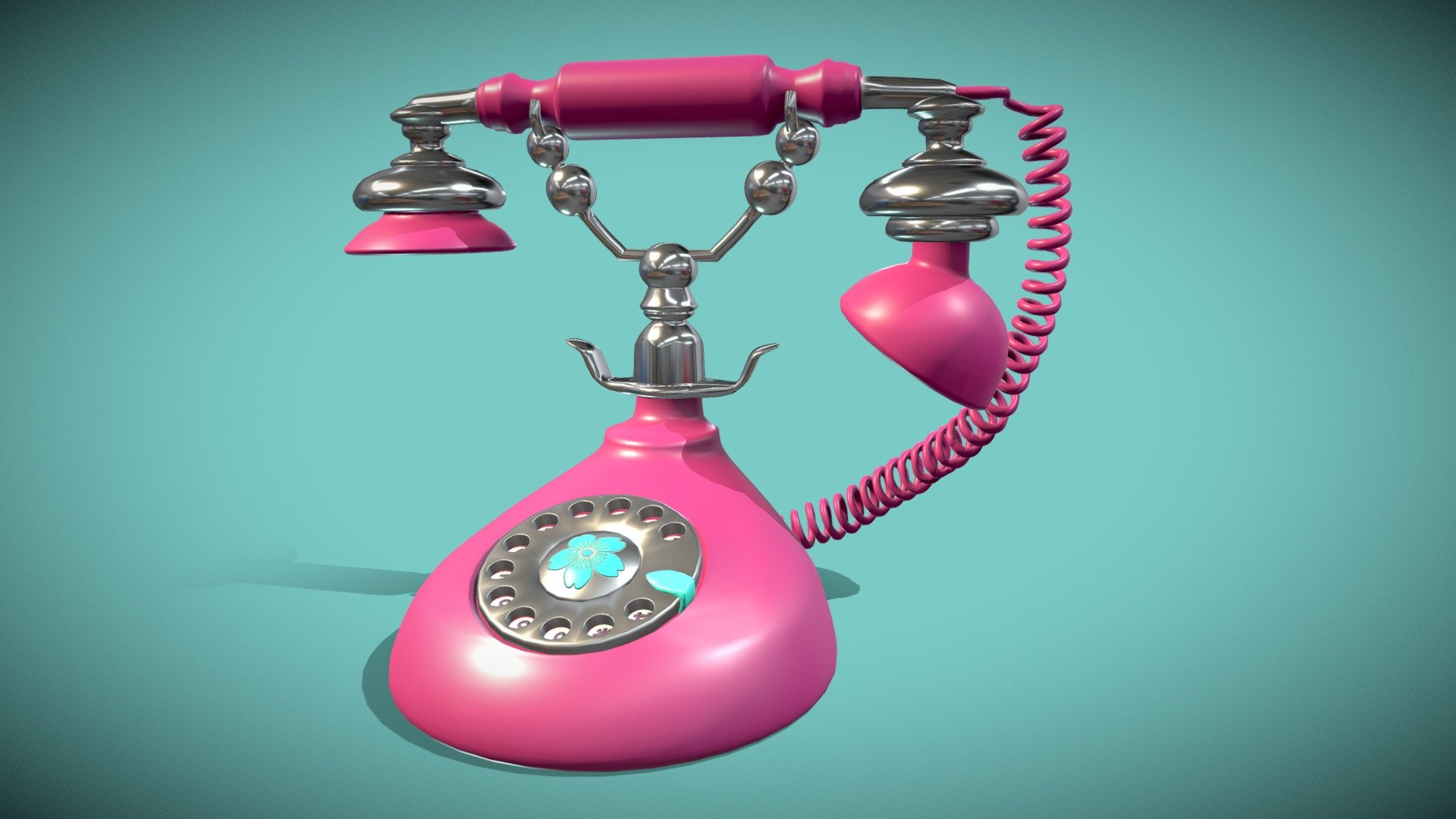 Retro Rotary Phone - 3D model by tapasuma_art [29dc148] - Sketchfab