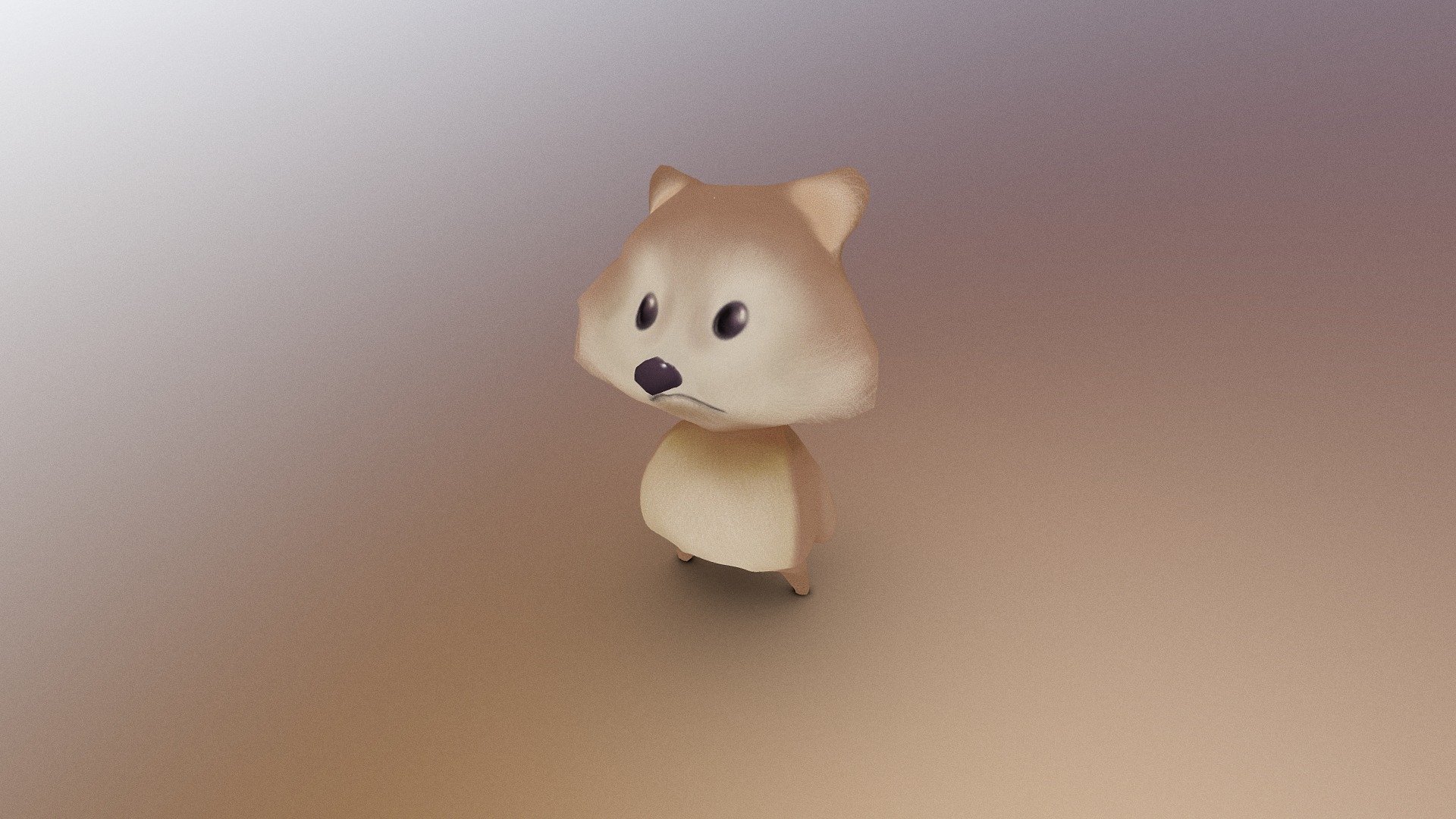 first ever 3D character - 3D model by cogita [29dcd35] - Sketchfab