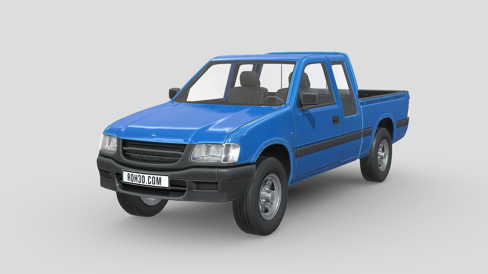Low Poly Car - Opel Campo Cab - Buy Royalty Free 3D model by ROH3D ...