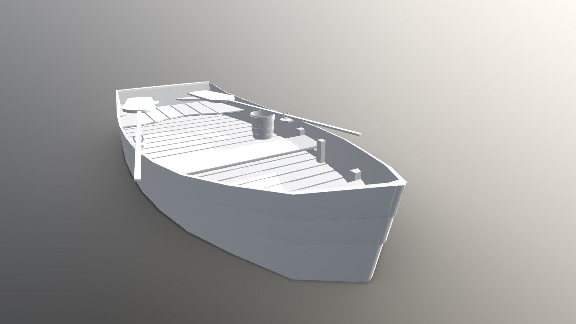 Stylized Black & Grey Boat - 3D model by Anthony Catanzariti (@anthony ...