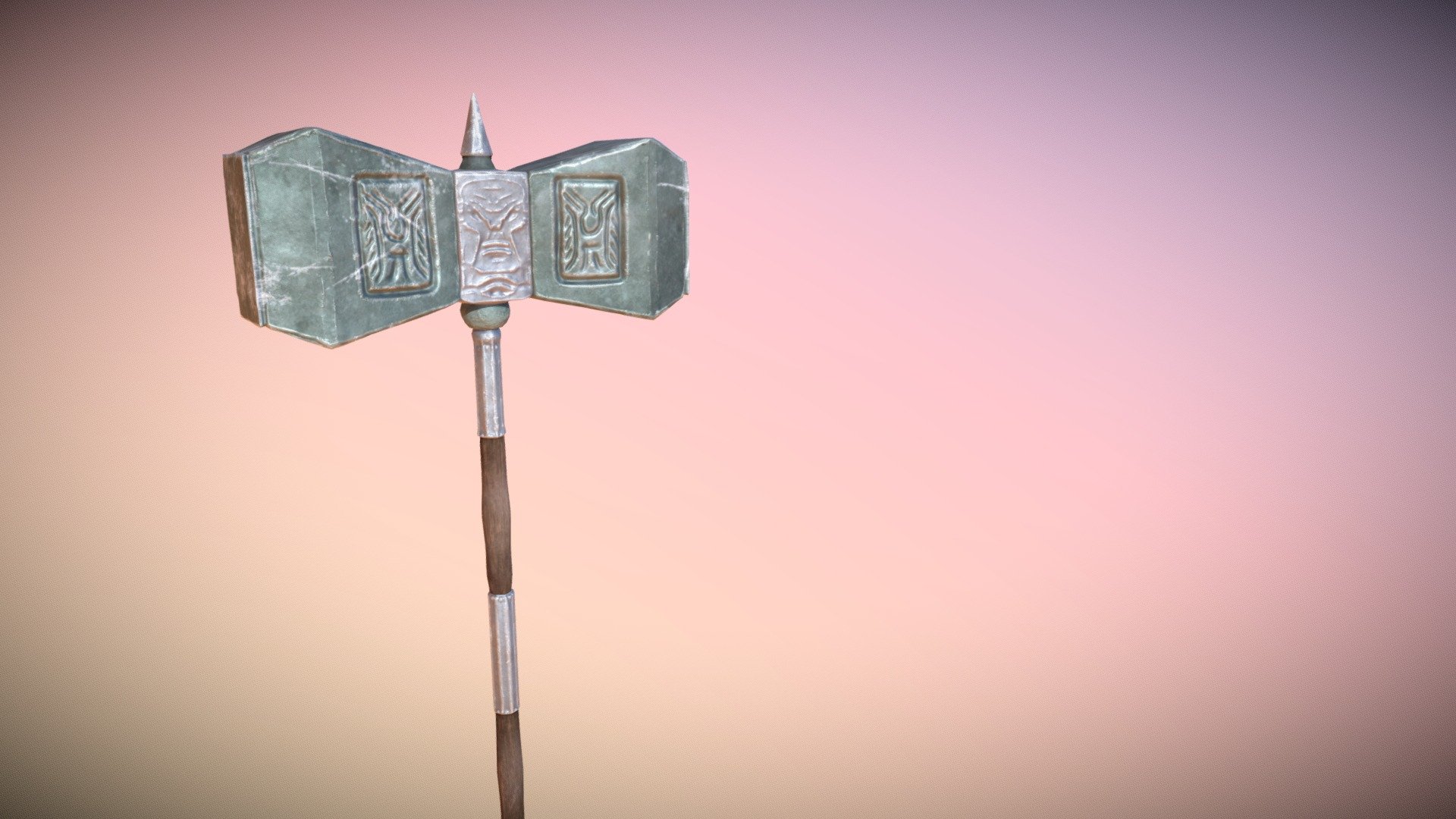 Steel Warhammer - 3D model by Giraf [29e2bf8] - Sketchfab