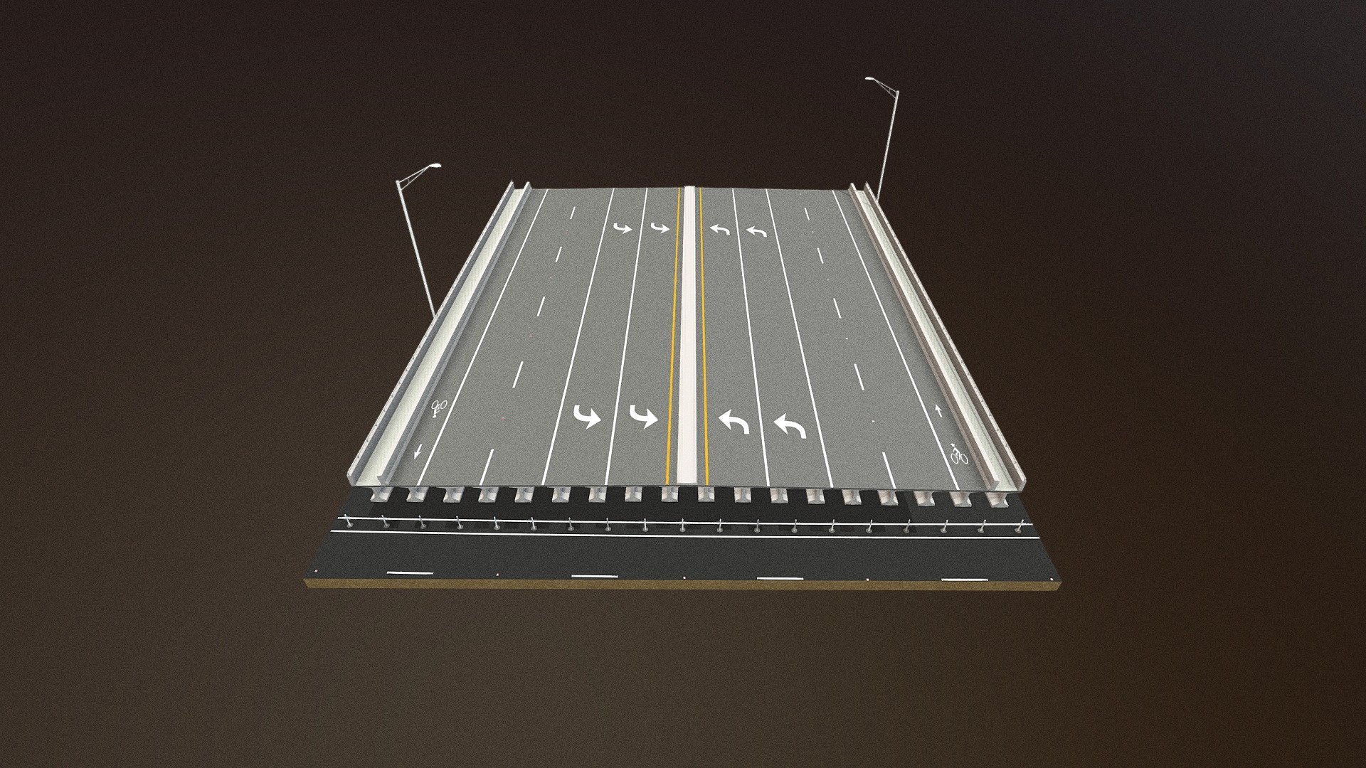 Woolbright Road Bridge - 3D model by Classen Graphics (@classen ...
