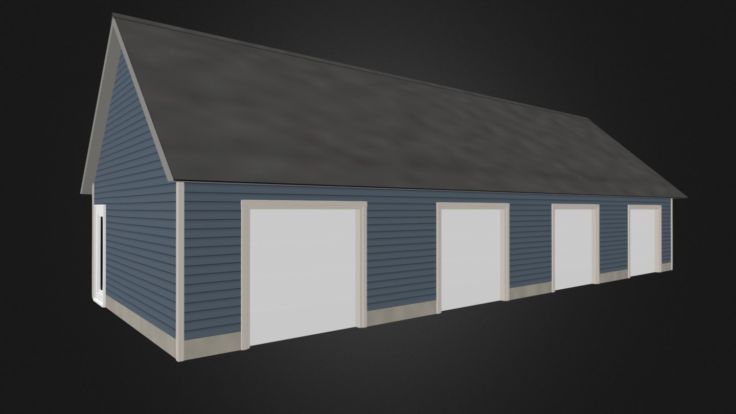 Garage 4 Car V2 - 3D model by Imagine3D [29ee2b1] - Sketchfab