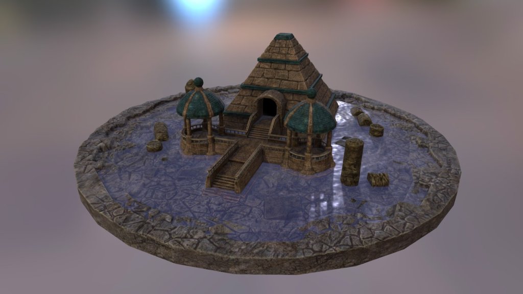 Old Temple - 3D model by Tanguy.Gringoire (@gr.tan) [29eec42] - Sketchfab