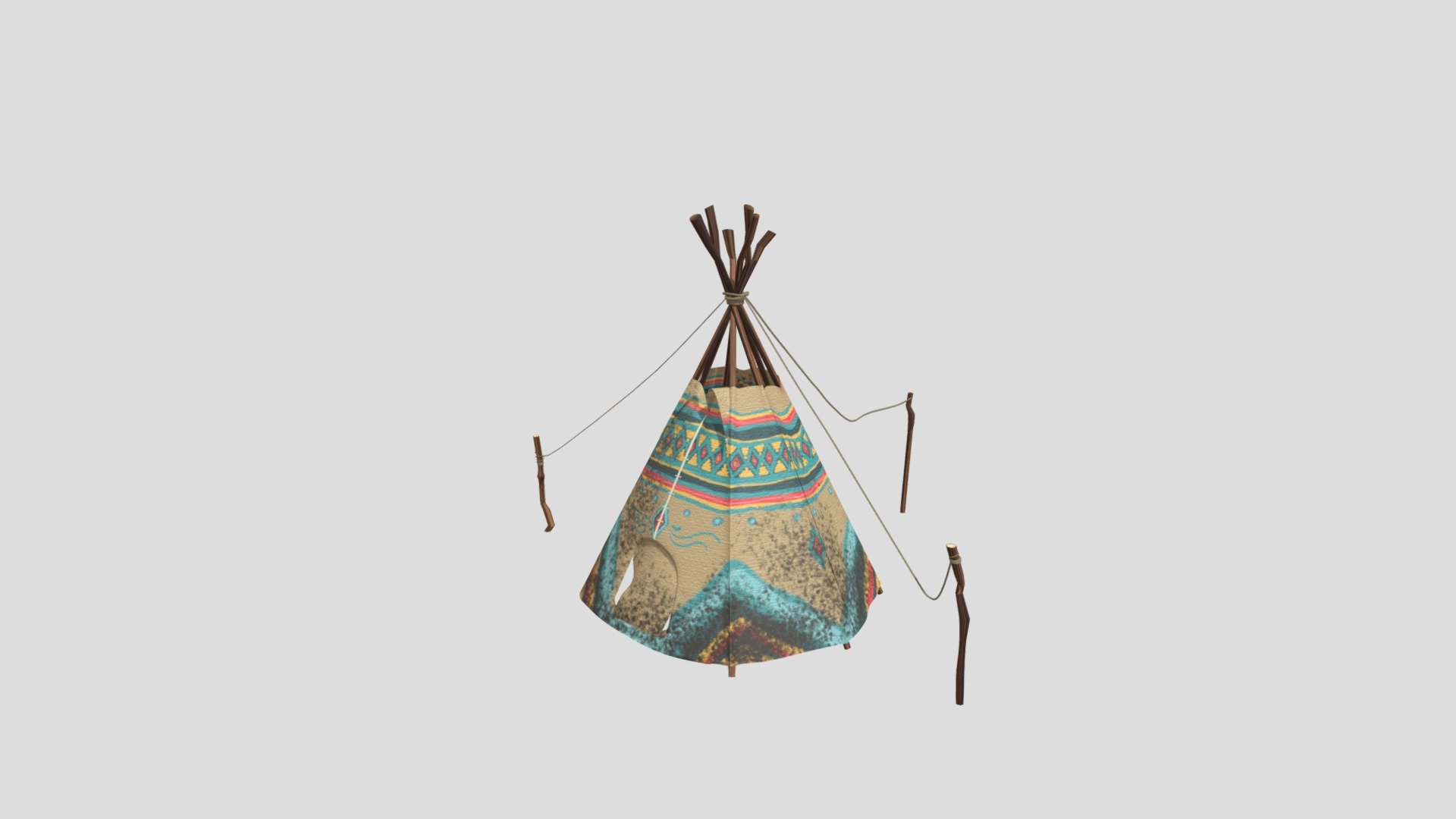 Tipi 4 - 3D model by Jamescunn [29f1d8c] - Sketchfab