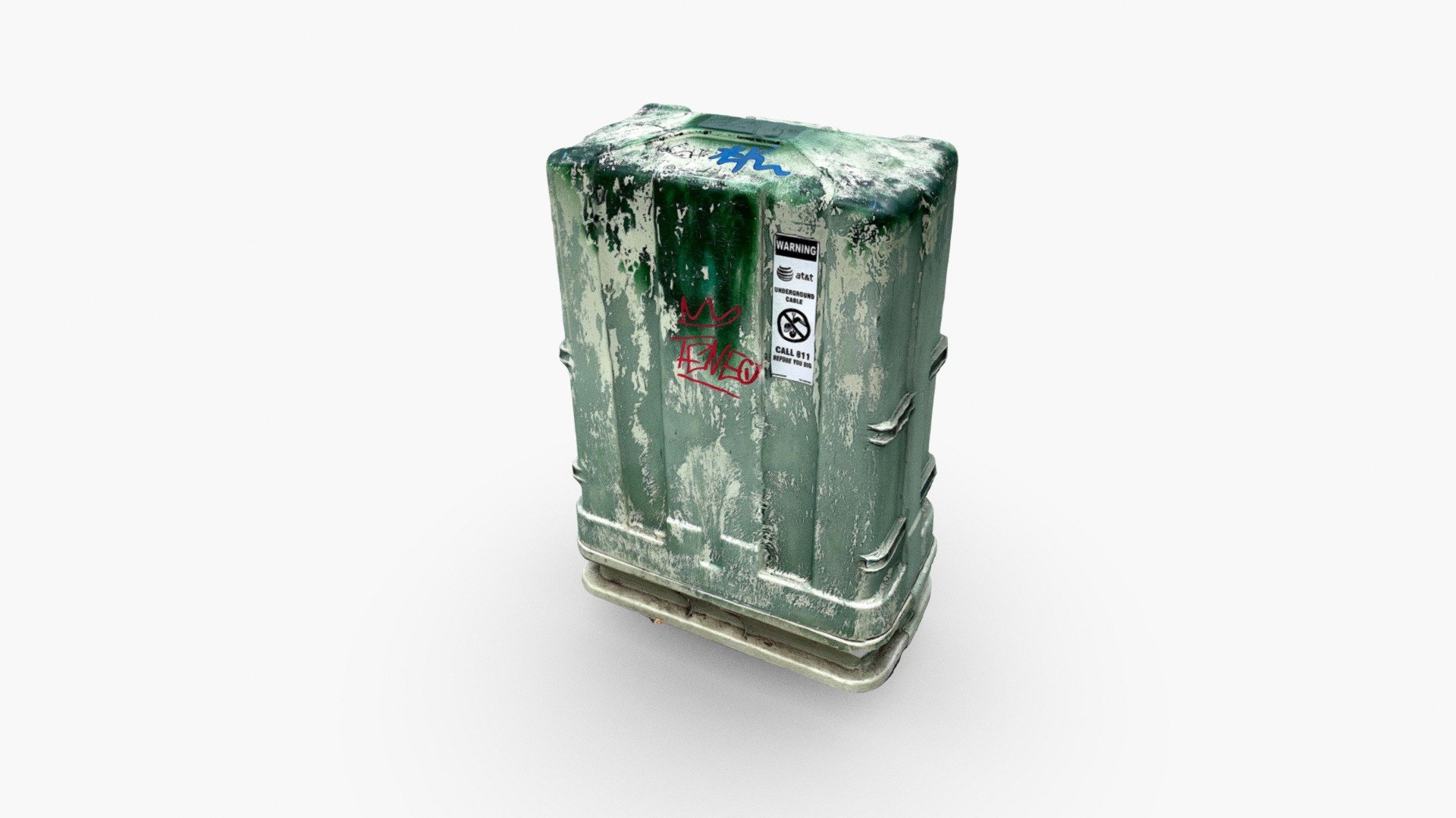 AT&T utility box - Download Free 3D model by Keith Ito (@keithito ...