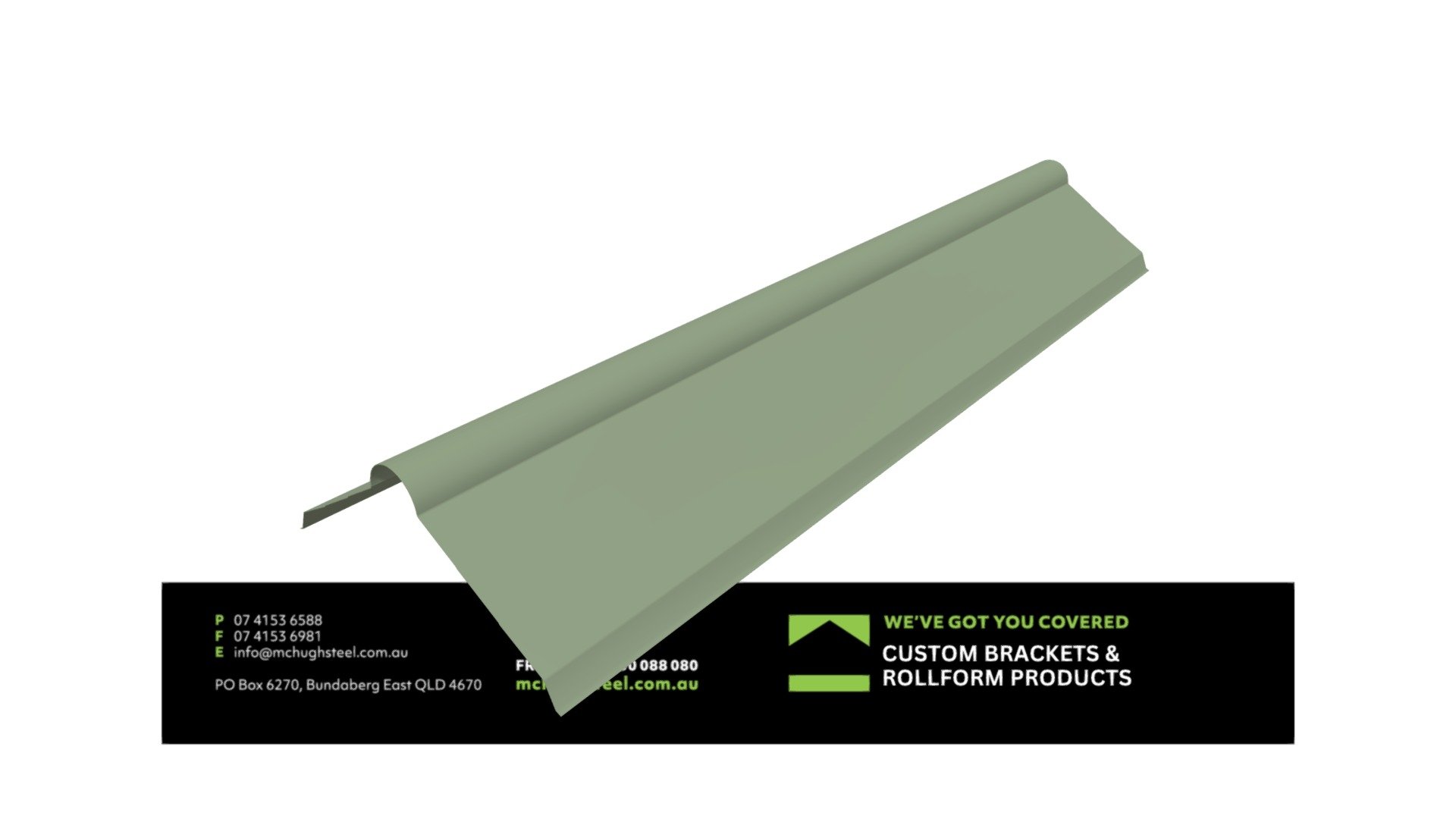 RTPE Roll Top Ridge Pale Eucalypt - 3D model by mchughsteel [29f3ae6 ...