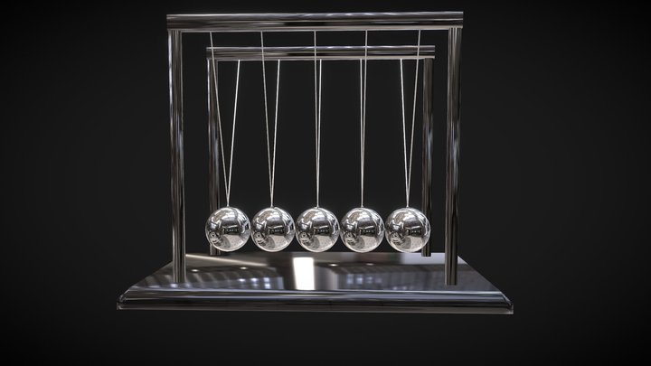 Newton-cradle 3D models - Sketchfab