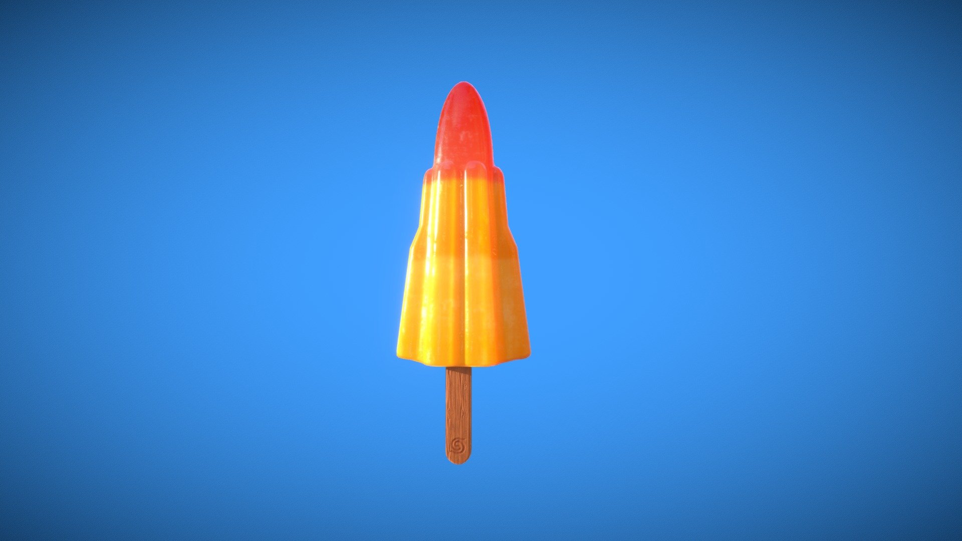 Rocket Ice Lolly - Buy Royalty Free 3D model by Eddie's Bazaar ...